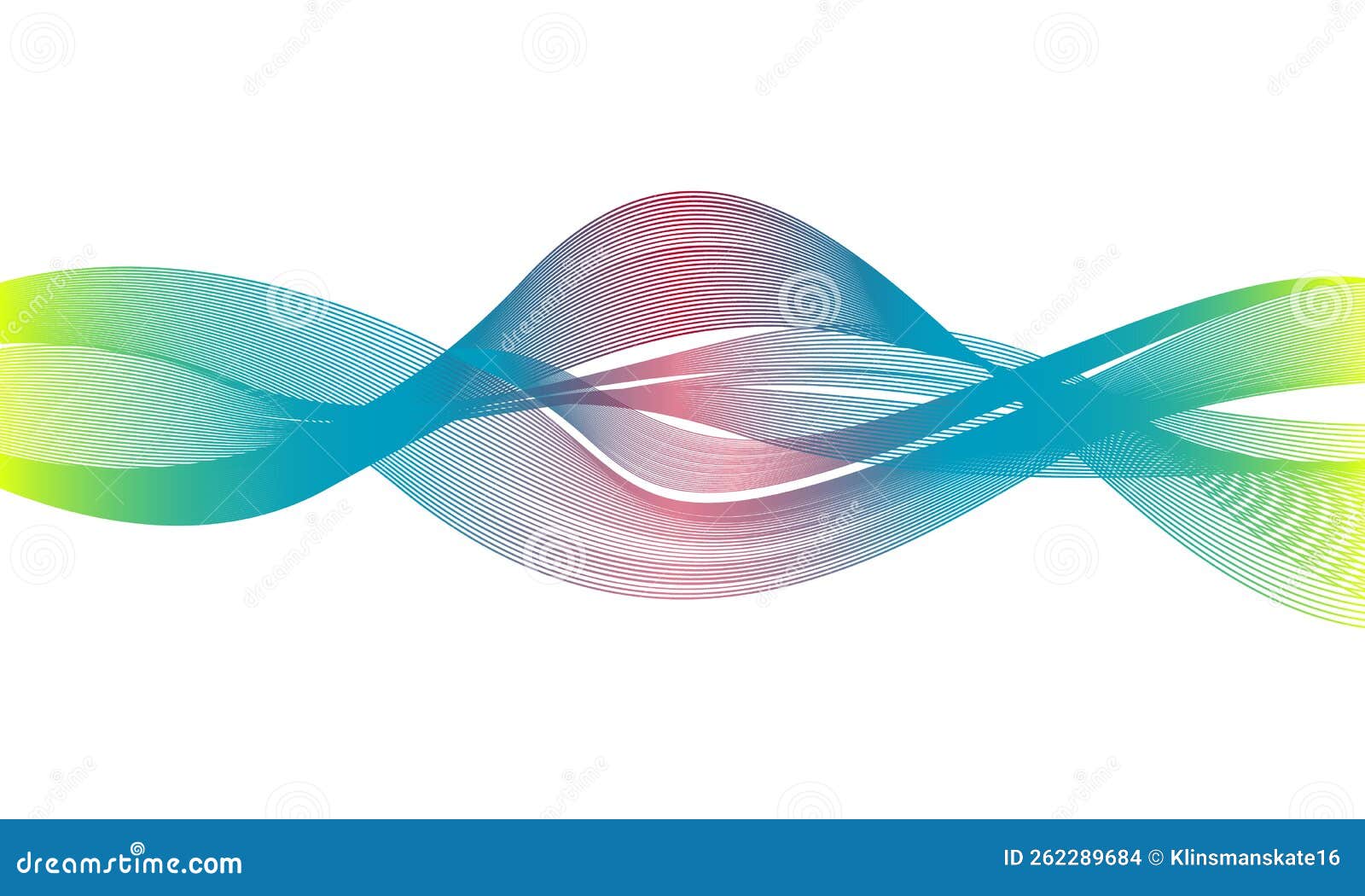 Colorful Wave Abstract Background Design Stock Illustration ...