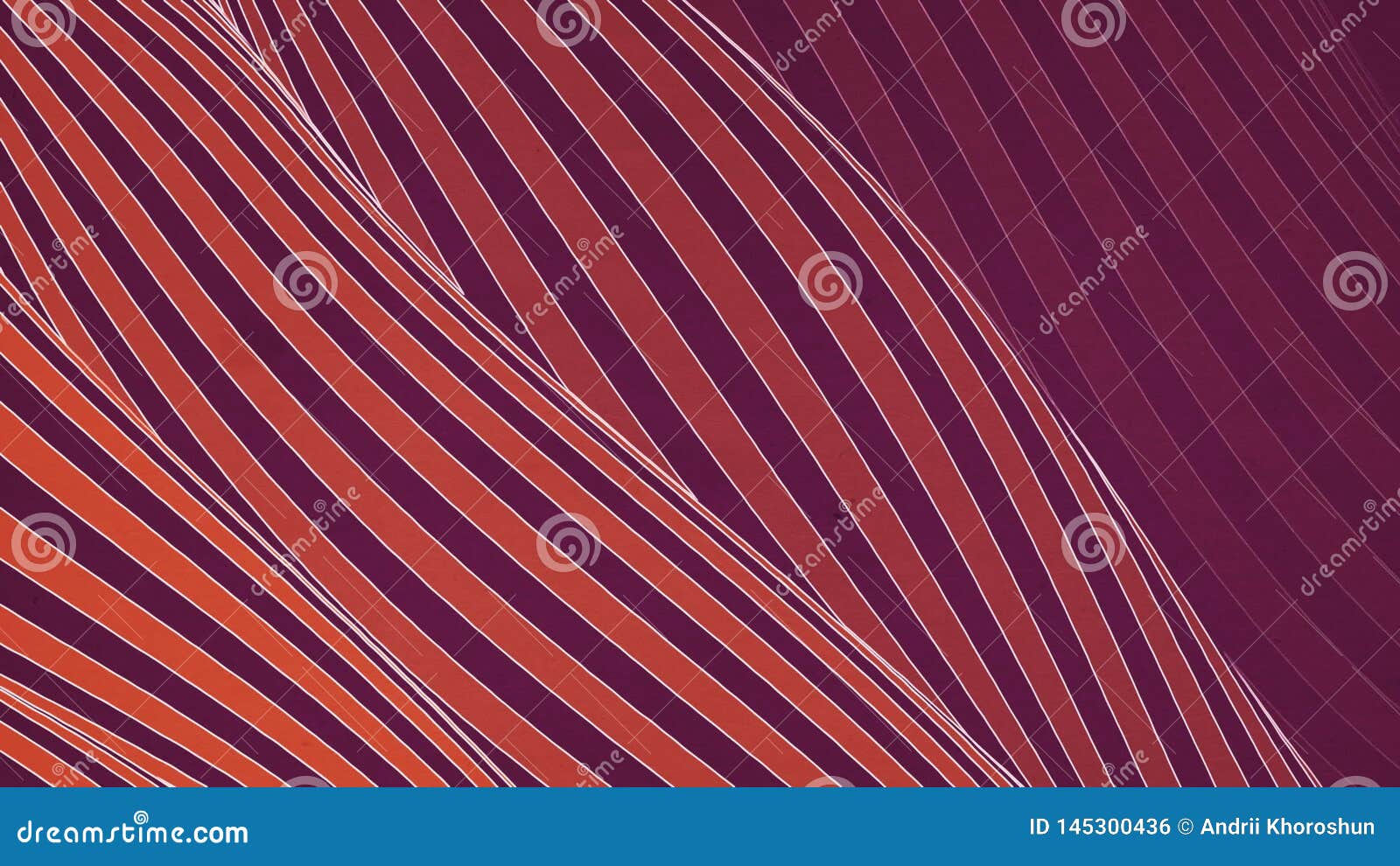 Colorful Wave Bend Loop Animation. Futuristic Geometric Diagonal Lines ...