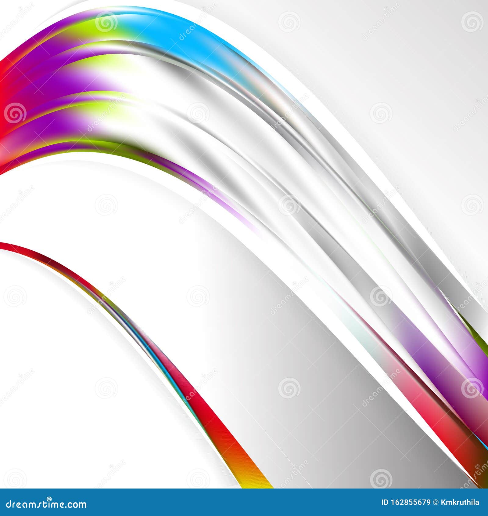 Colorful Wave Business Background Vector Illustration Stock Vector ...