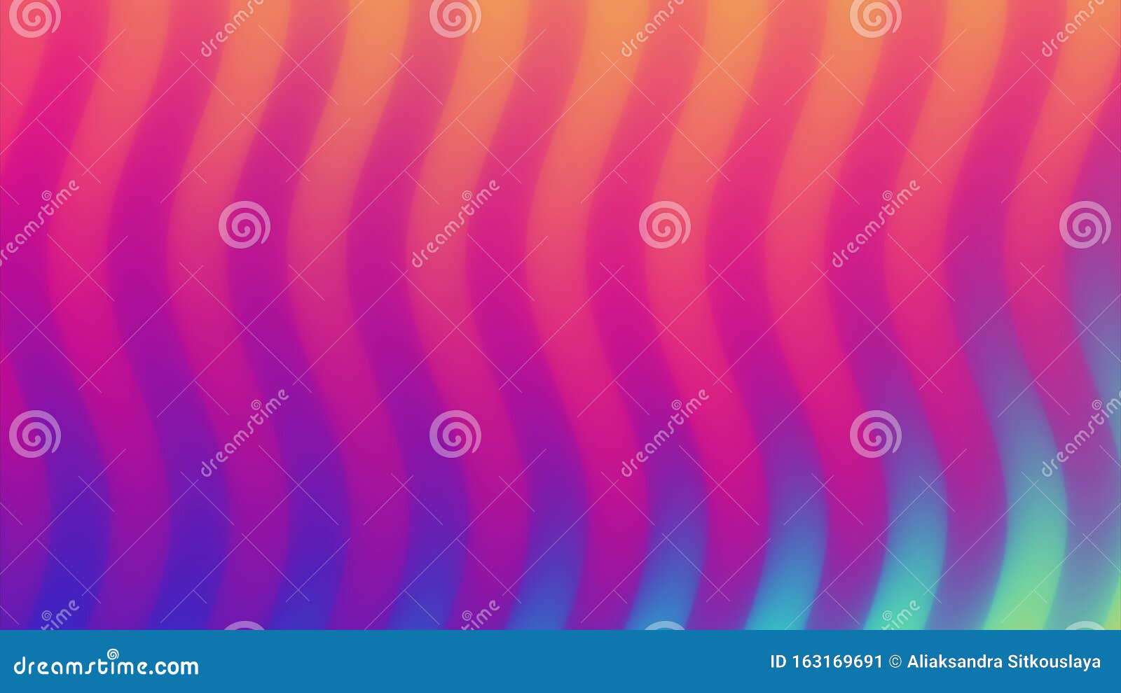 Colorful Wave Gradient Loop Animation. Future Geometric Patterns Motion ...