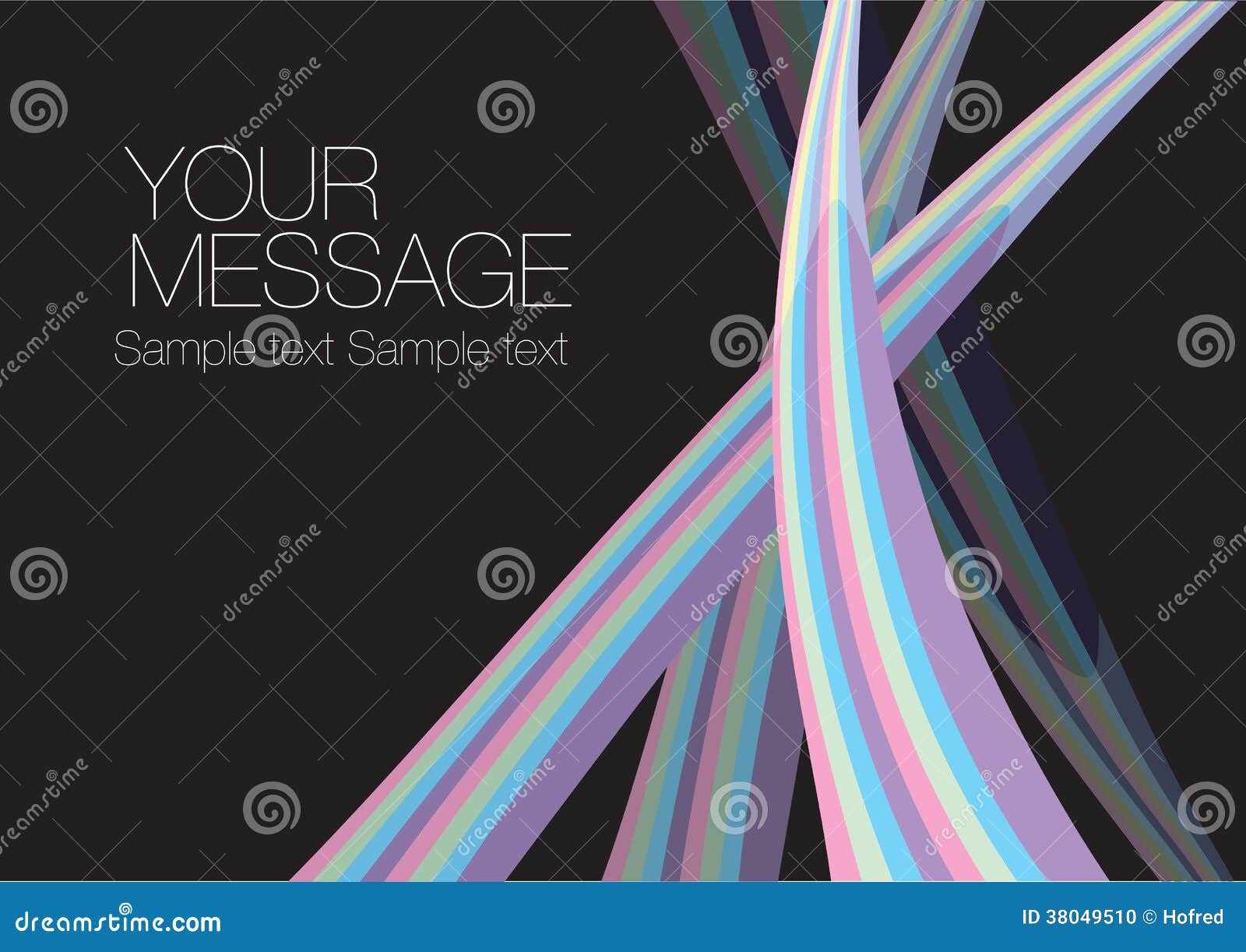 Colorful Wave Layout Design Stock Vector - Illustration of clean ...