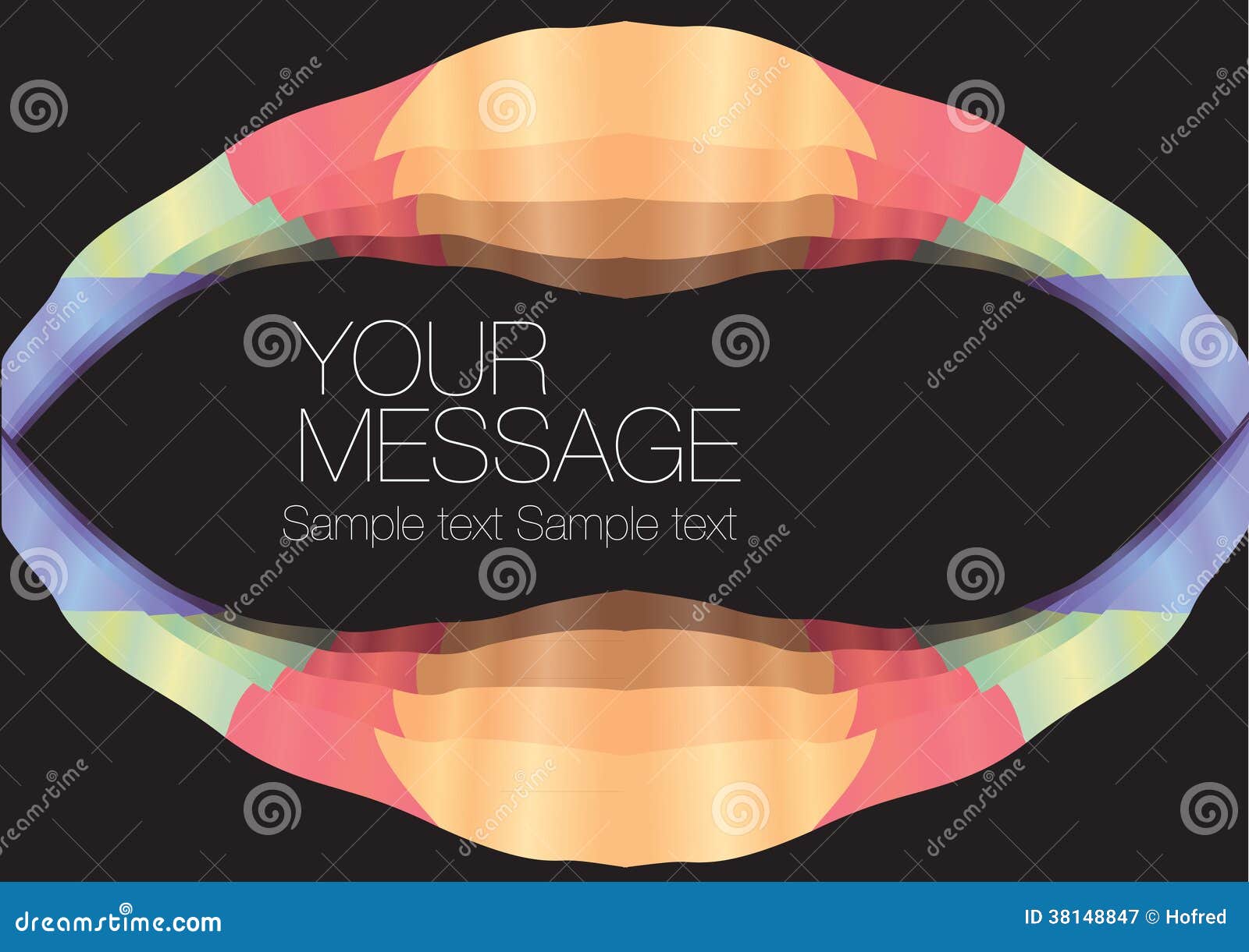 Colorful Wave Layout Design Stock Vector - Illustration of liquid ...