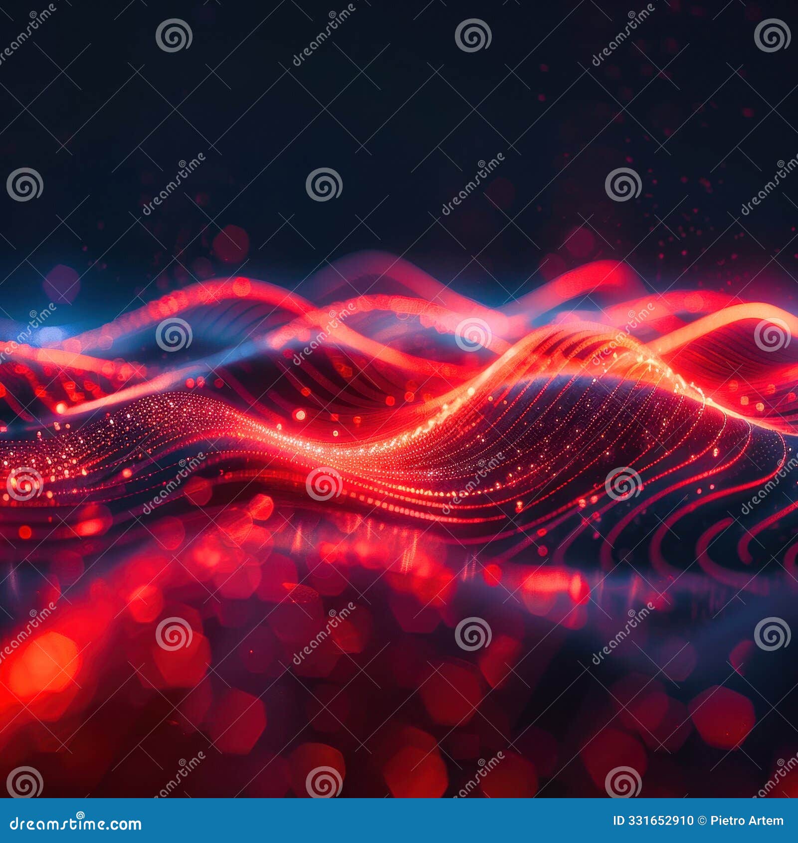 Colorful Wave Patterns Create a Mesmerizing Display of Light and ...