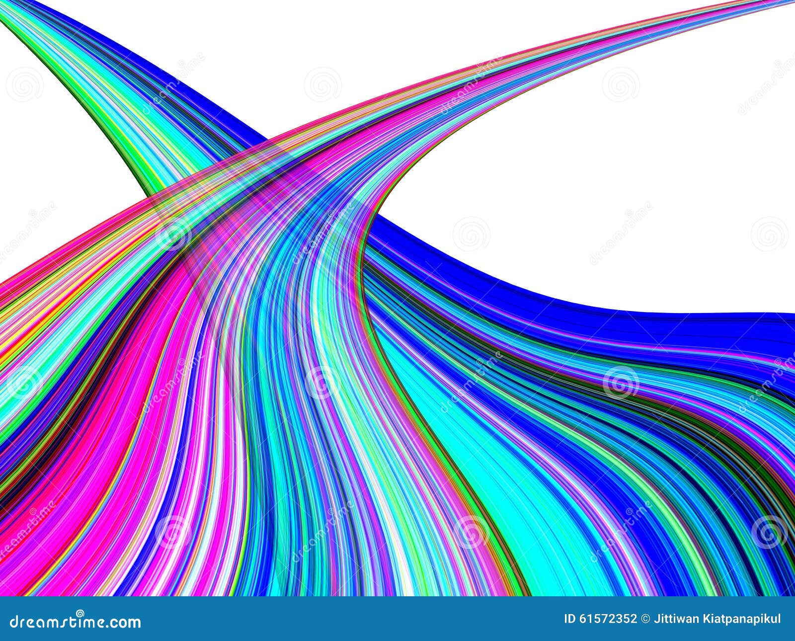 Colorful Wave Stripes Background Stock Illustration - Illustration of ...