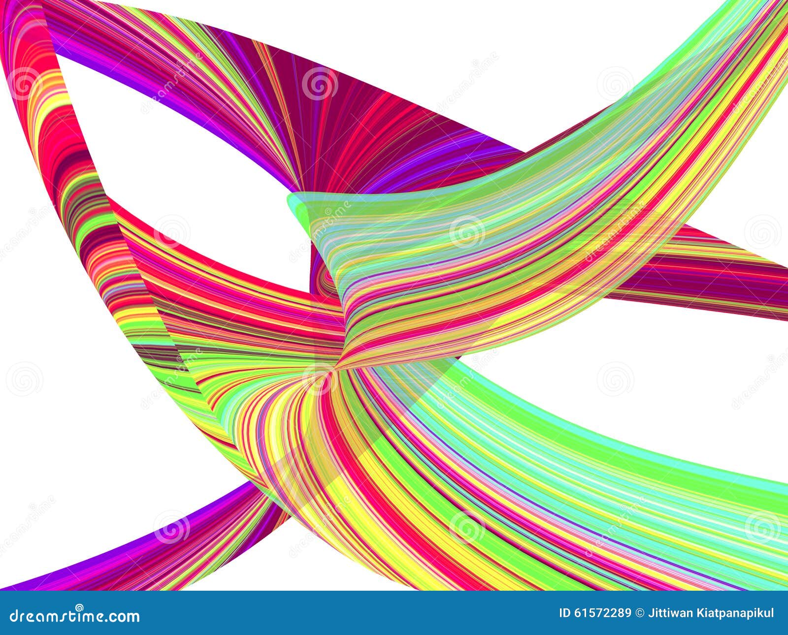 Colorful Wave Stripes Background Stock Illustration - Illustration of ...