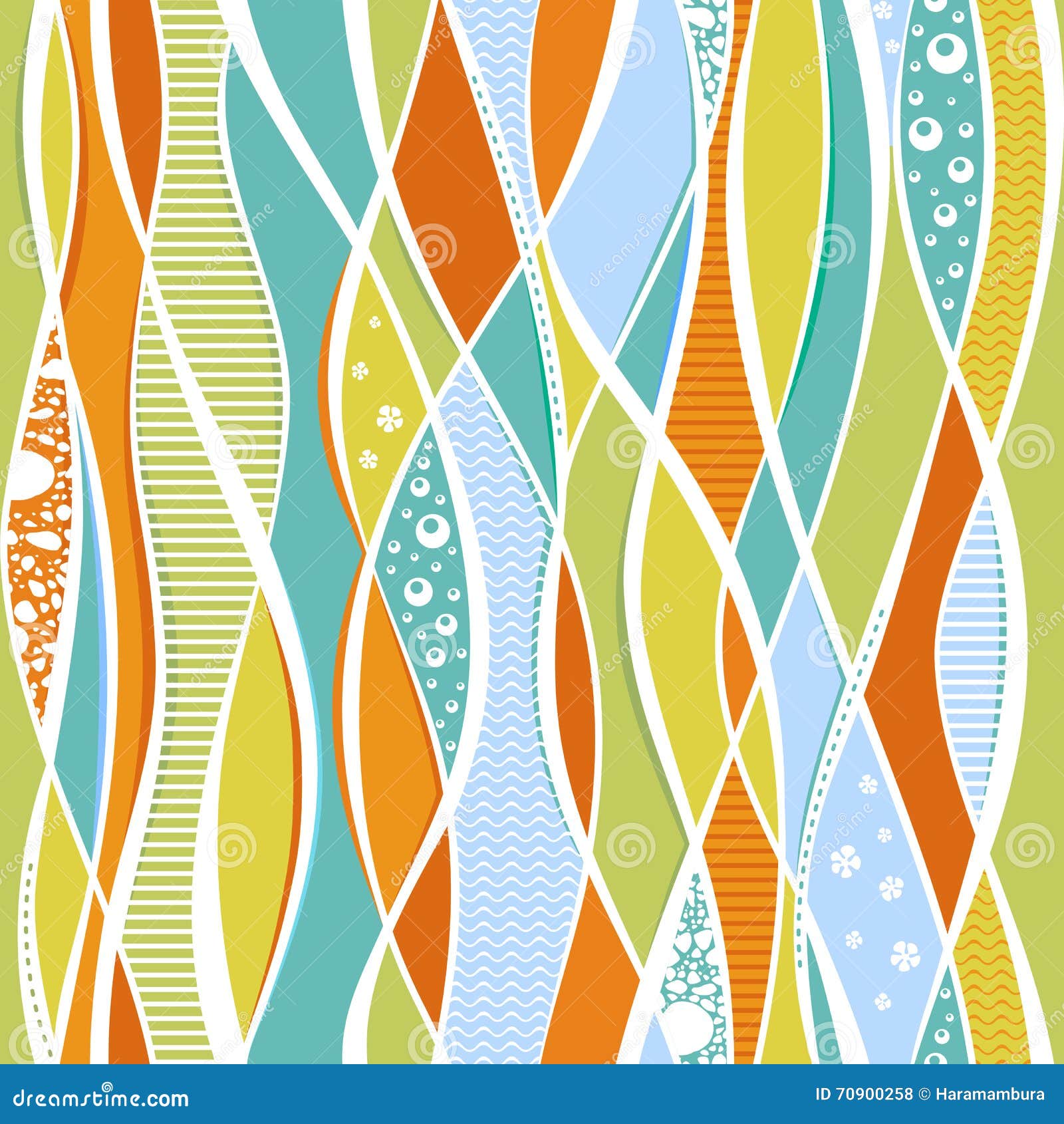 Colorful waves and lines stock vector. Illustration of composition ...