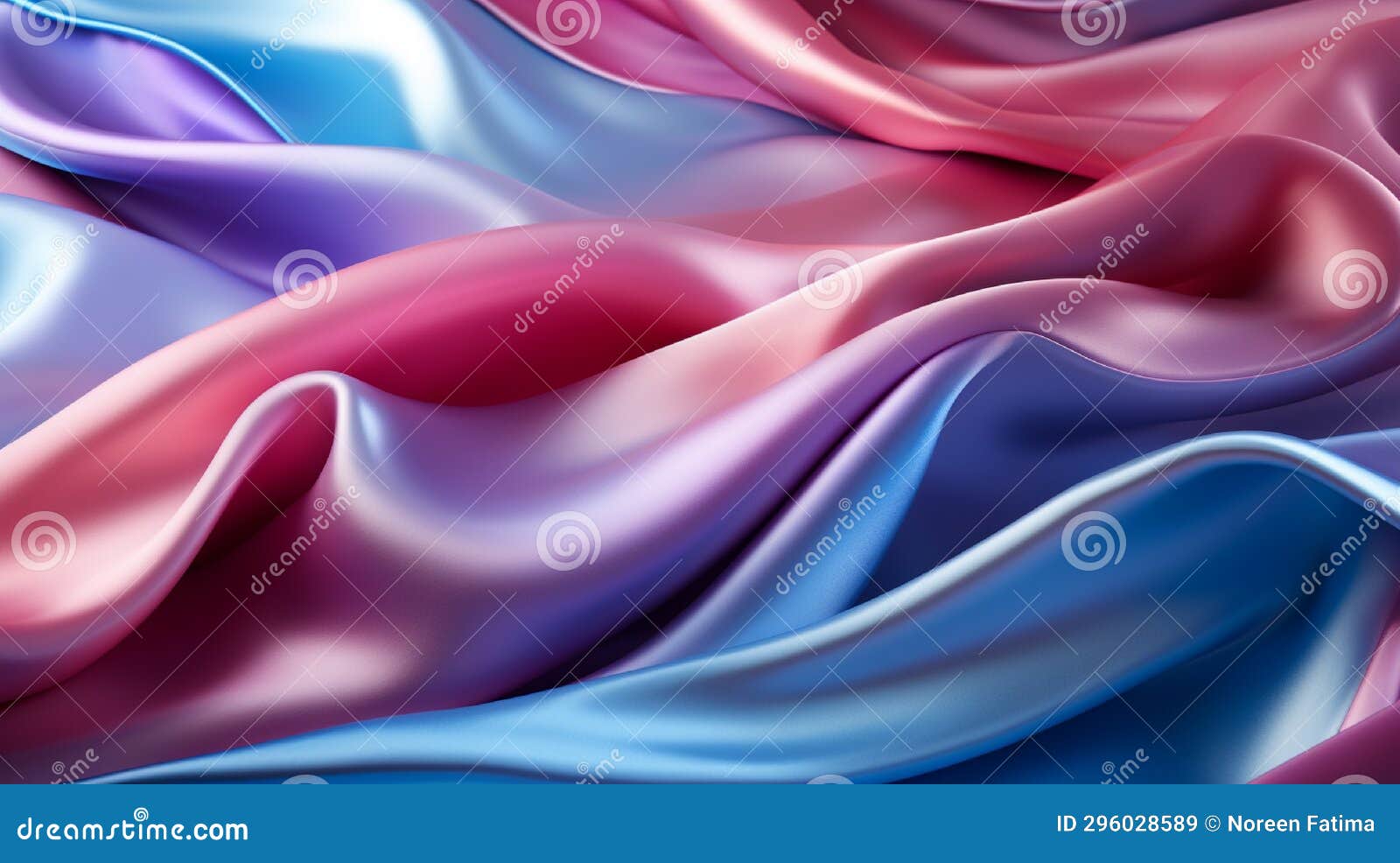 Colorful Waves with Rippled Patterns in Smooth Satin-like Textures ...