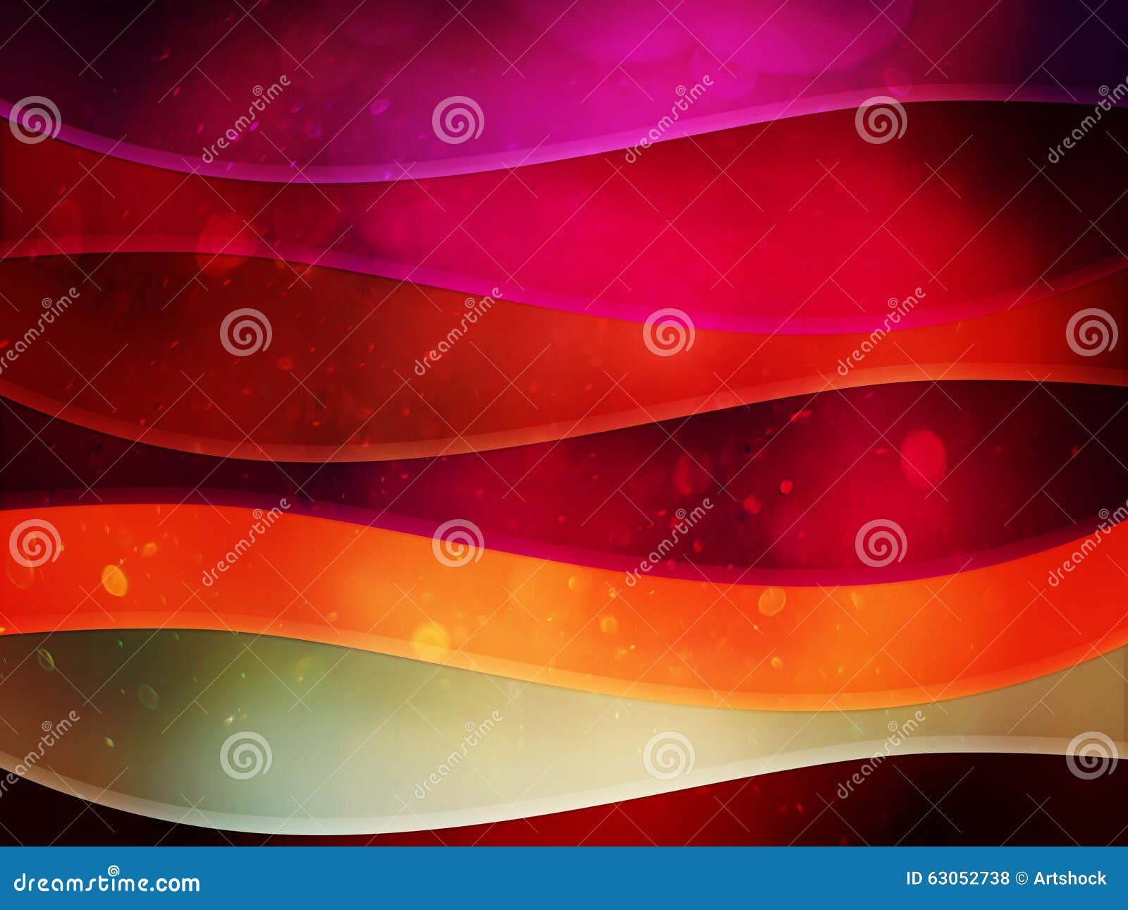 Colorful Wavy Background stock illustration. Illustration of arch ...