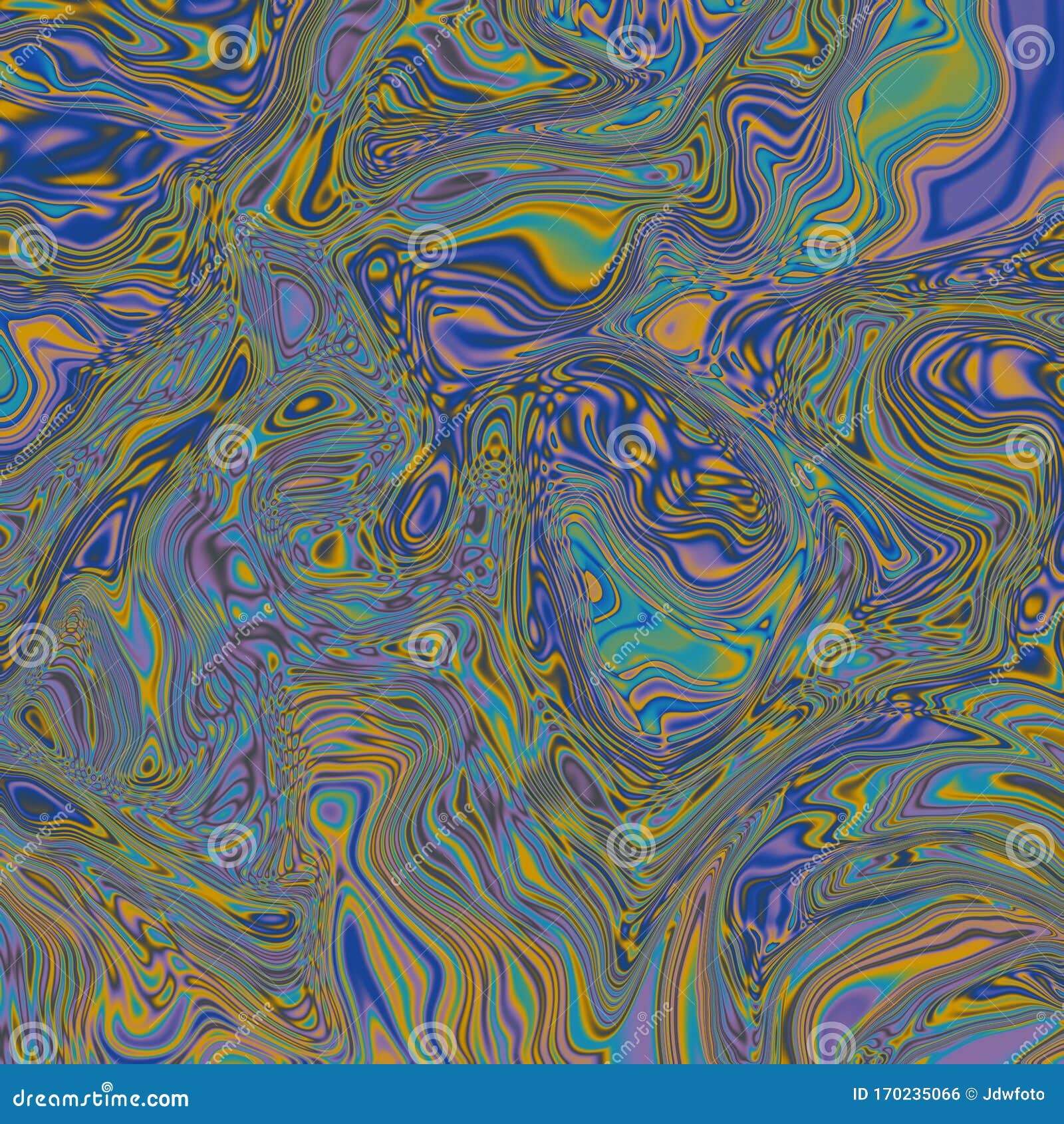 Colorful Wavy Blob stock illustration. Illustration of fluid - 170235066