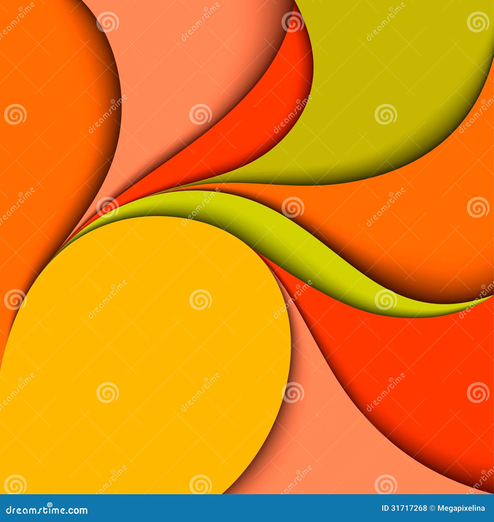 Colorful Wavy Design. Abstract Background Stock Vector - Illustration ...