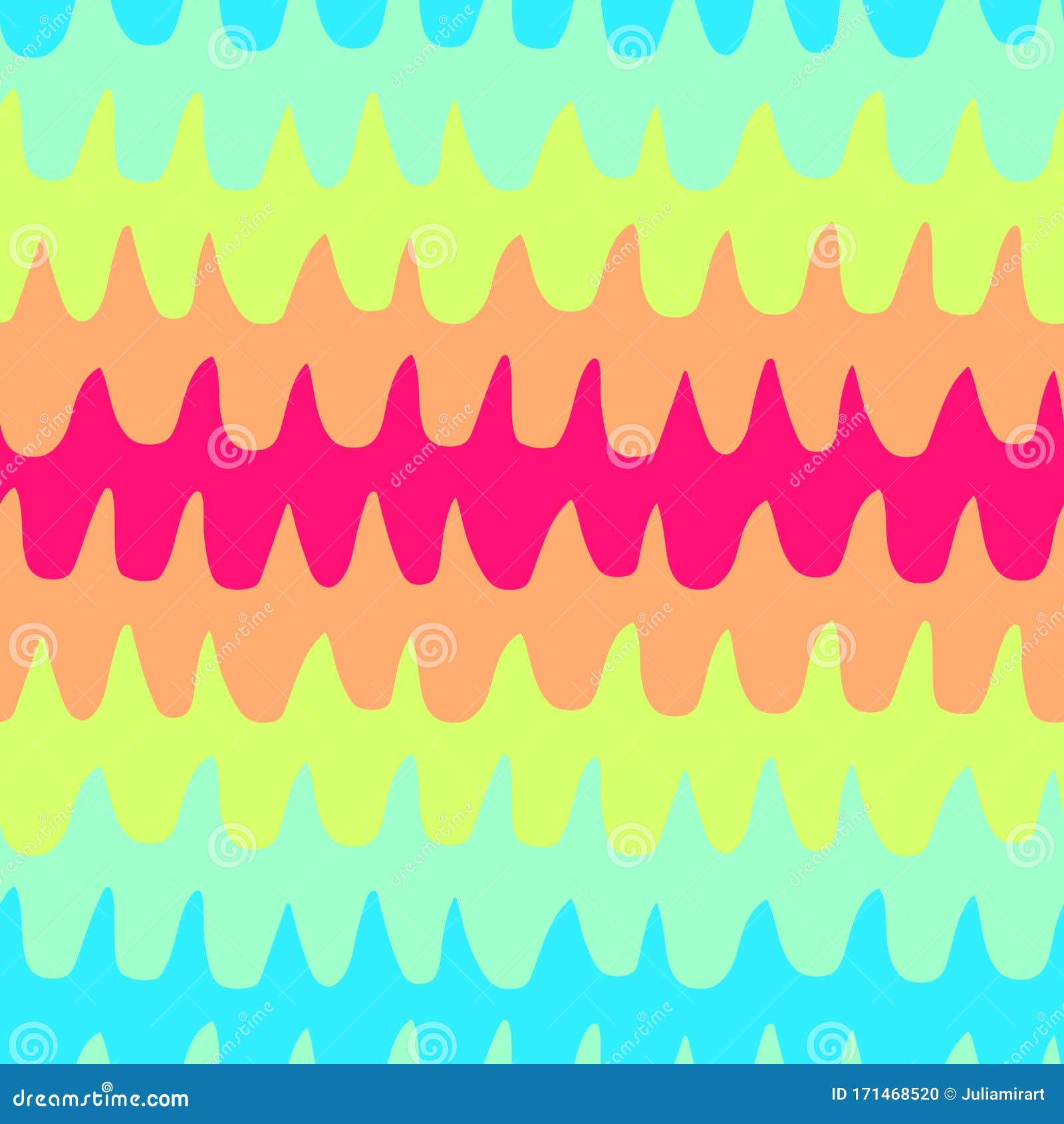 Colorful Wavy Lines Pattern-04 Stock Vector - Illustration of ...