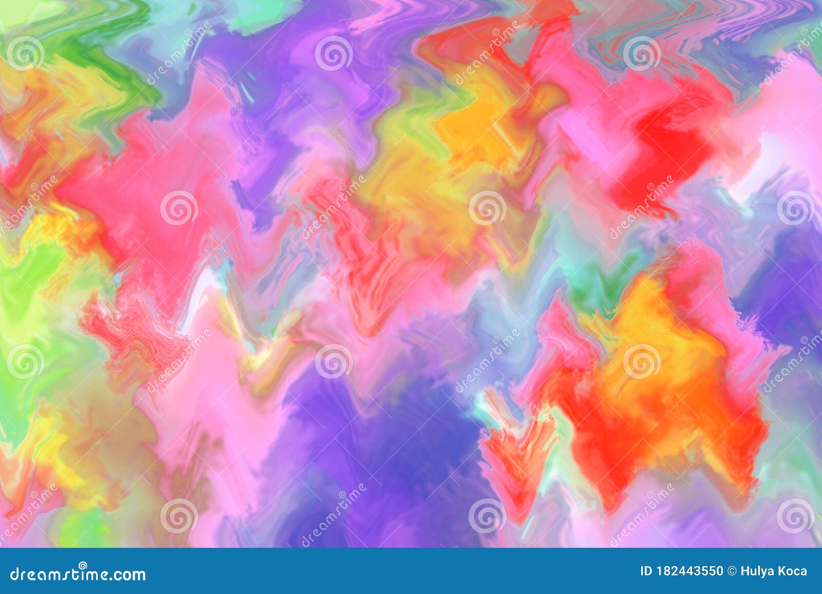Colorful Weavy Curve Dynamic Geometric Rainbow Stripes Texture ...