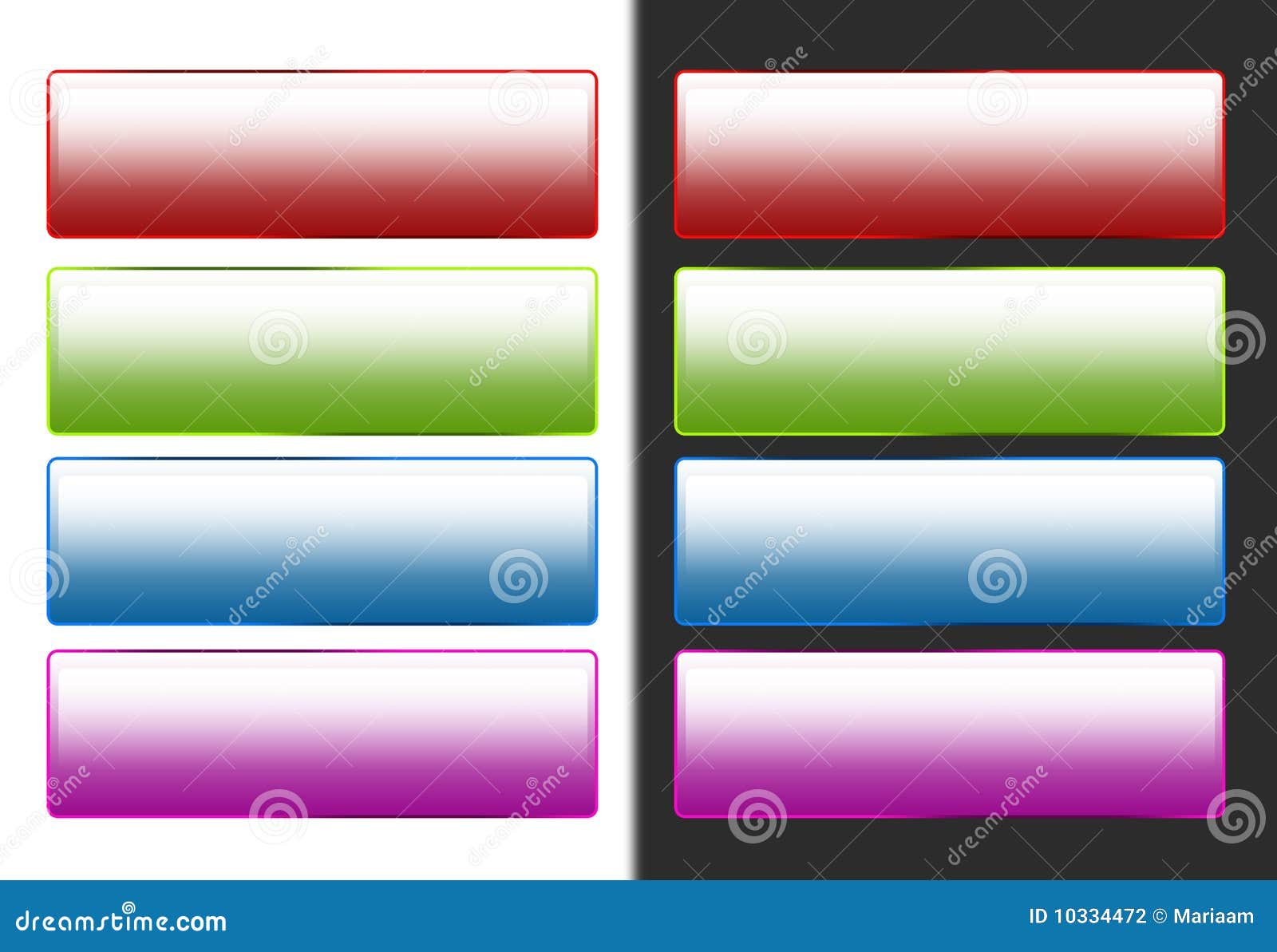 Colorful Web Buttons stock illustration. Illustration of colourful ...