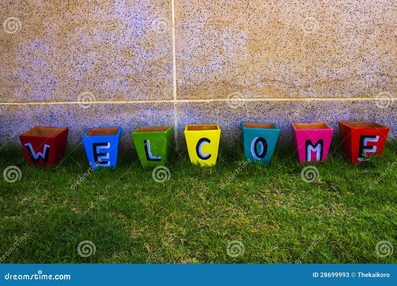 Colorful welcome box stock image. Image of boxes, welcome - 28699993
