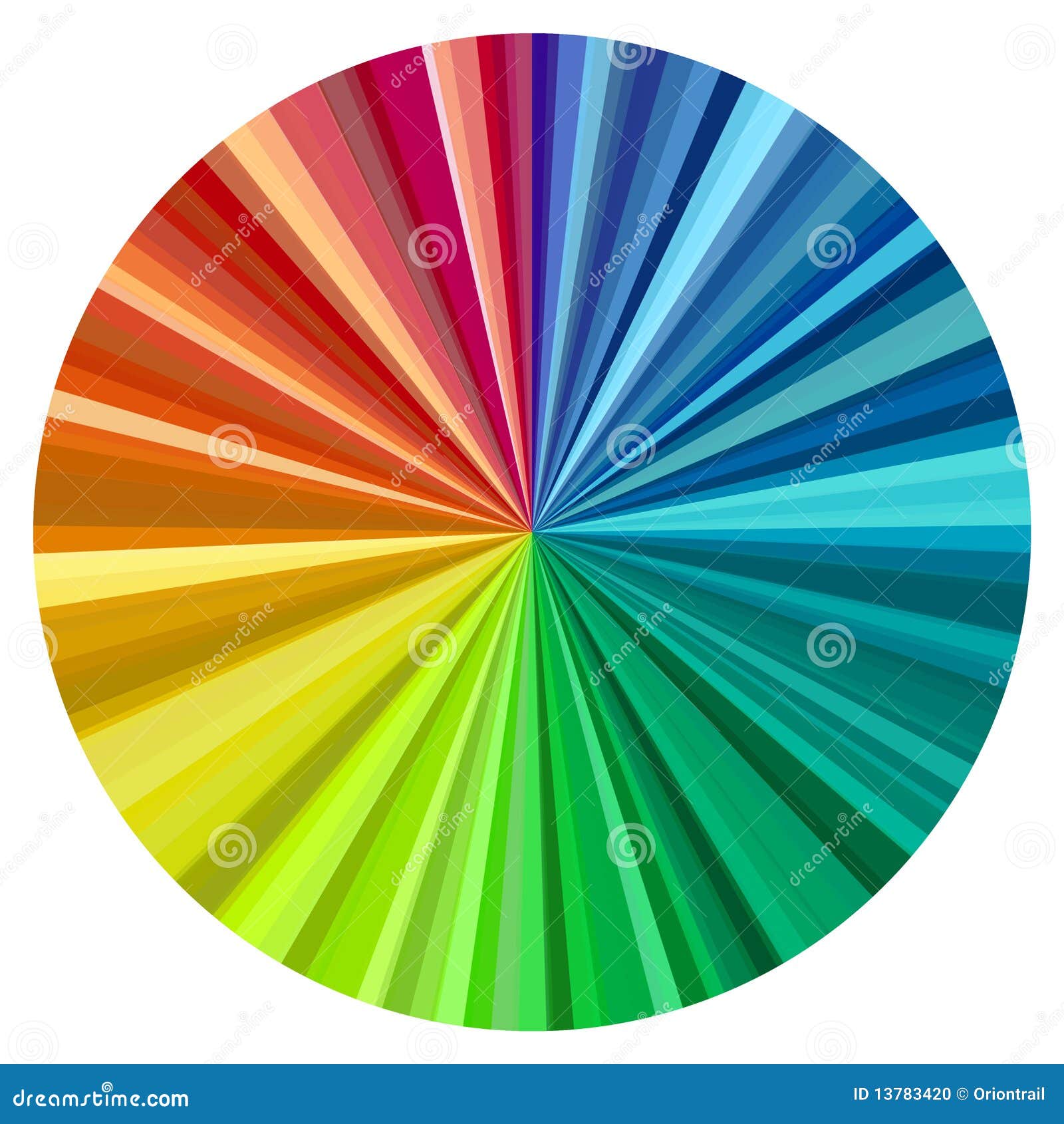 Colorful wheel stock illustration. Illustration of color - 13783420