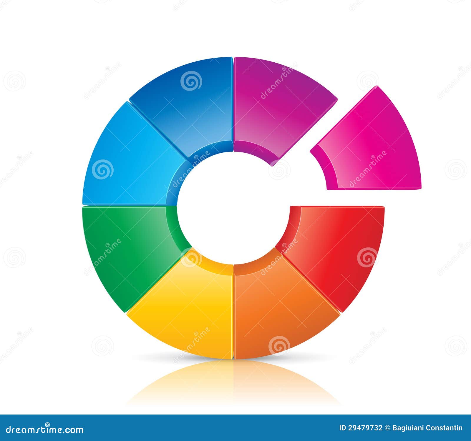 Colorful Wheel stock vector. Illustration of vector, backgrounds - 29479732