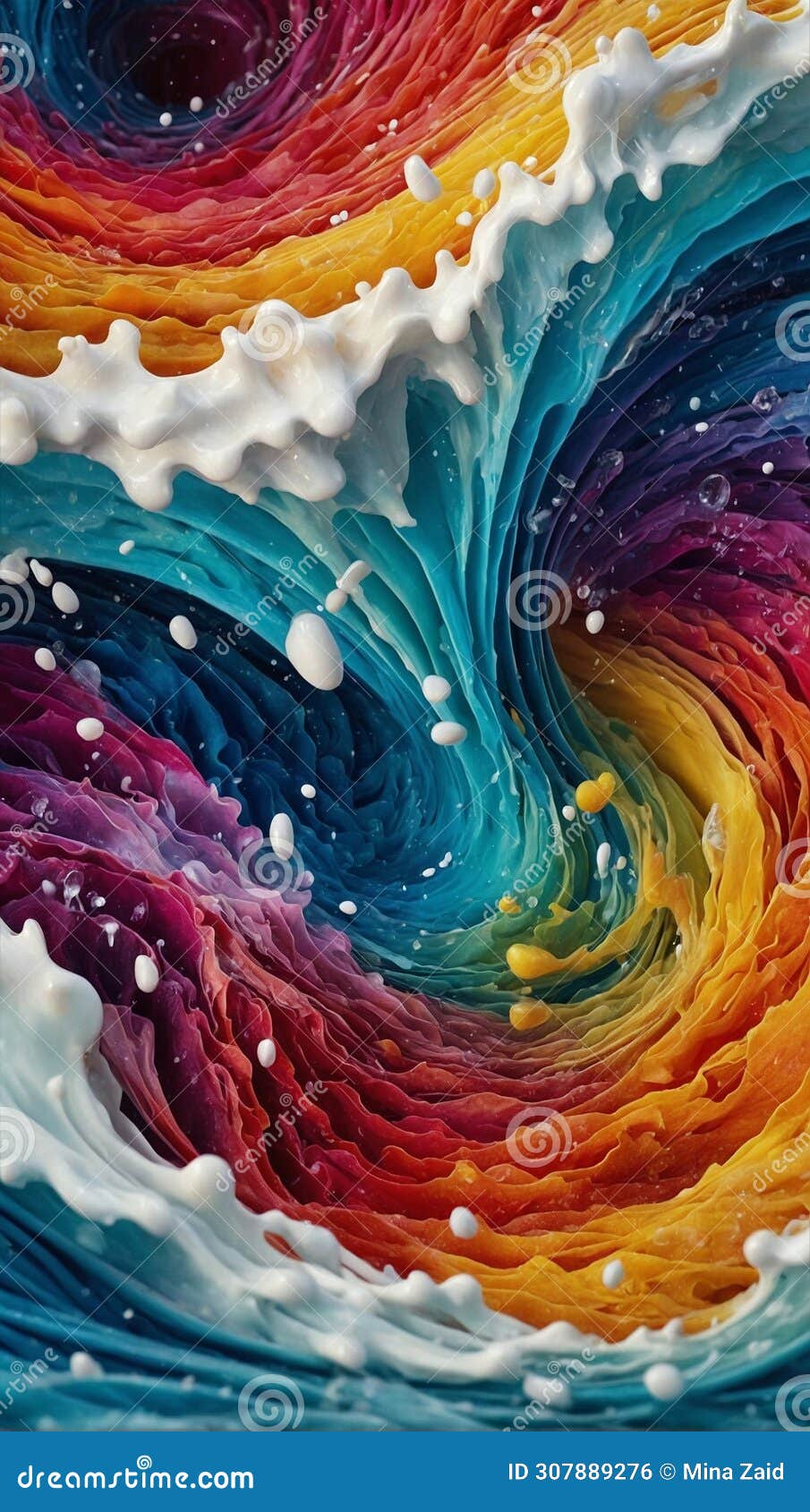 Colorful Whirlwind Splashing Paint ,colorful Background Stock Photo ...