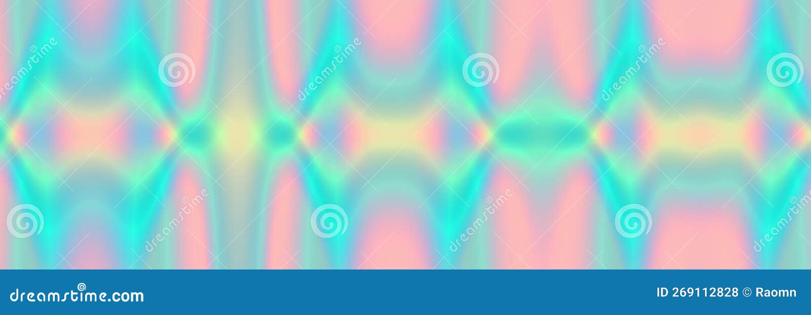 Colorful Widescreen Neon Light Banner Background Stock Illustration ...