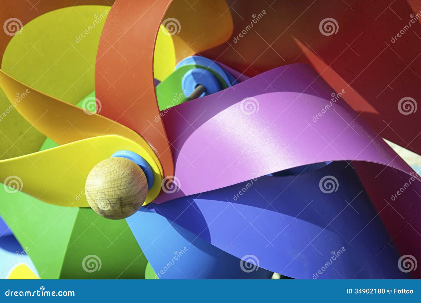 Colorful wind wheel stock photo. Image of sunlight, pinwheel - 34902180