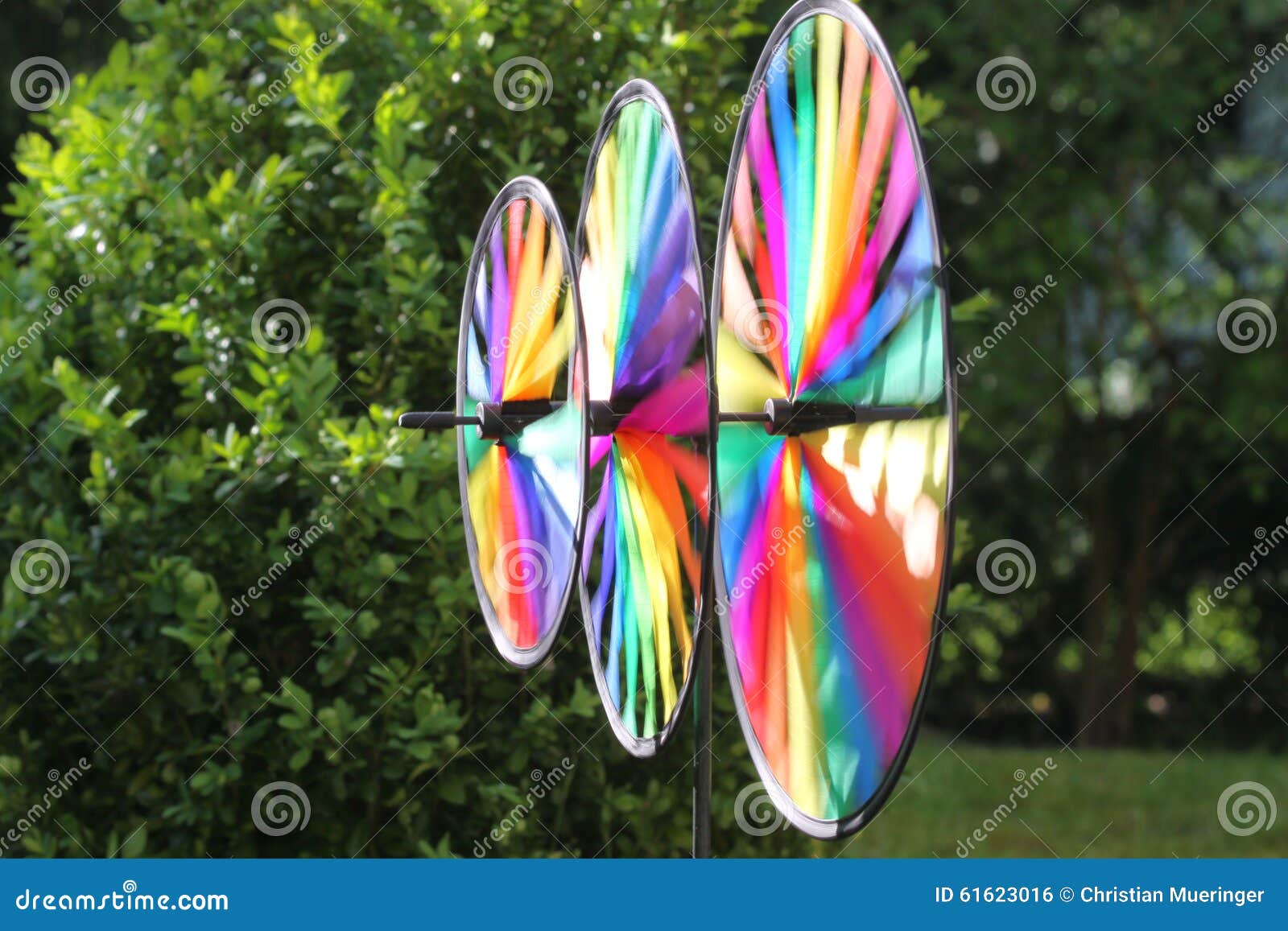 Colorful wind wheel stock photo. Image of turbine, turning - 61623016