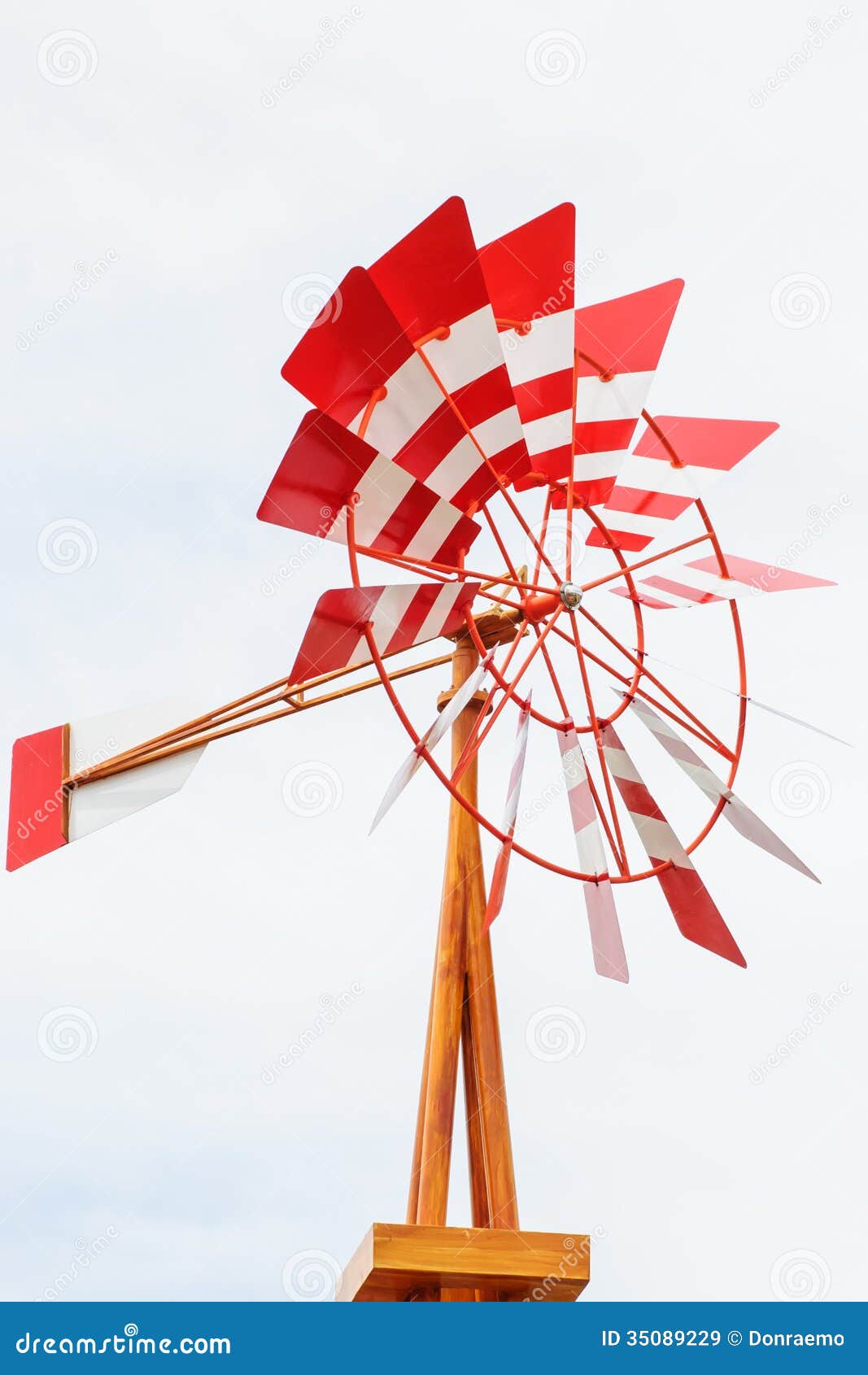 Colorful wind wheel stock image. Image of rural, windmill - 35089229