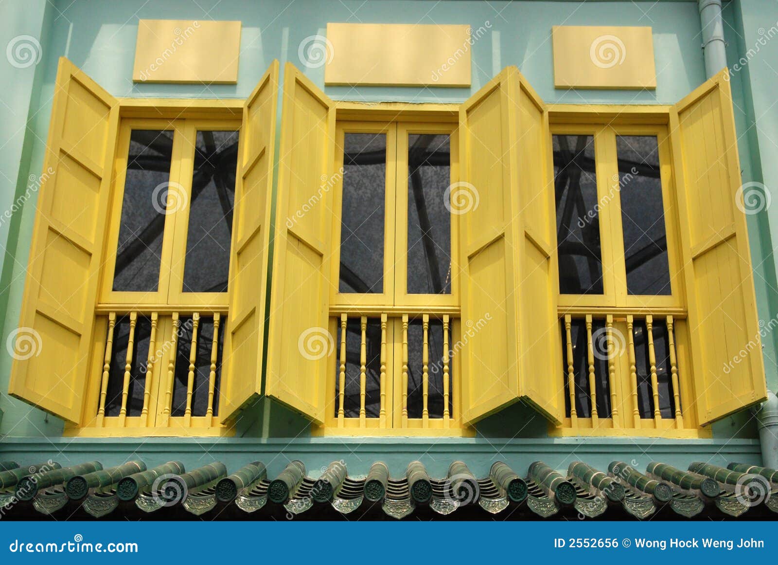 Colorful window stock photo. Image of house, design, wooden - 2552656