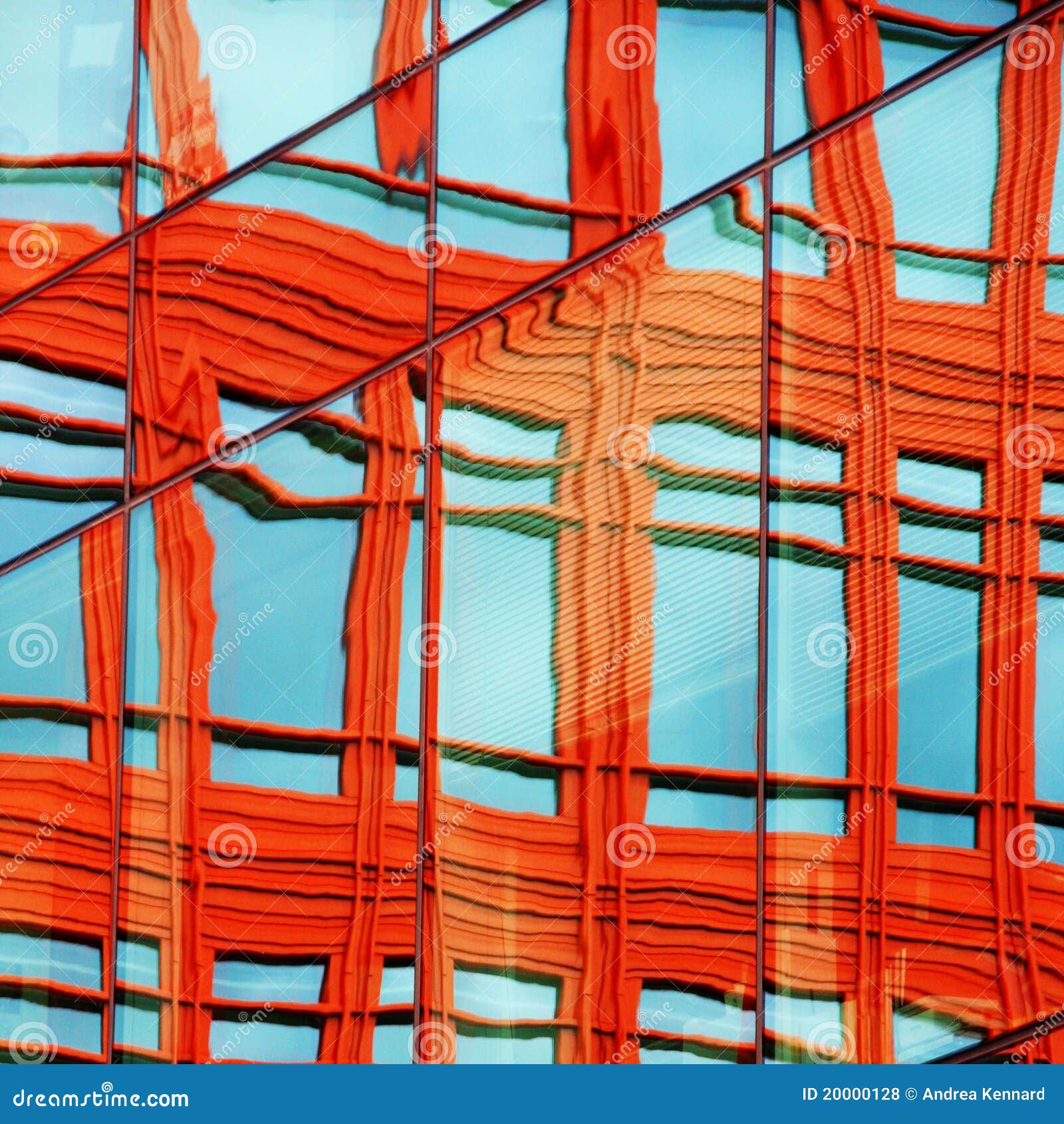 Colorful window reflection stock photo. Image of geometric - 20000128