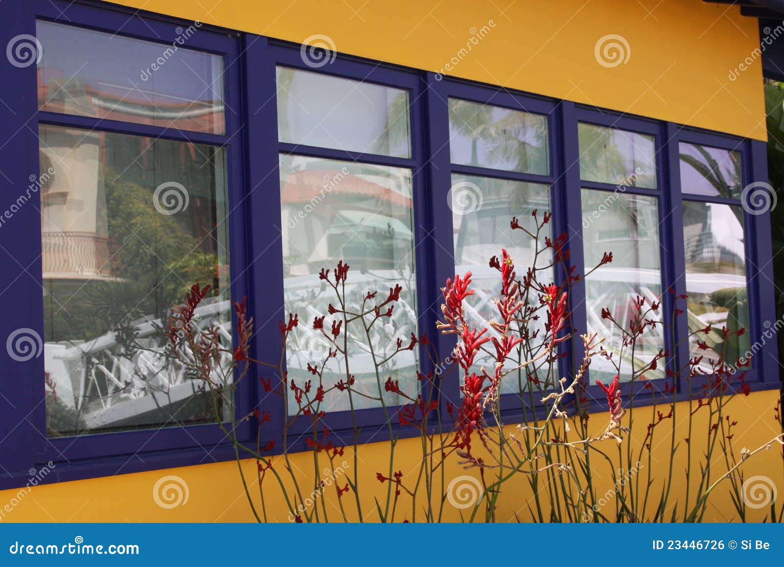 Colorful Windows stock photo. Image of yellow, colorful - 23446726