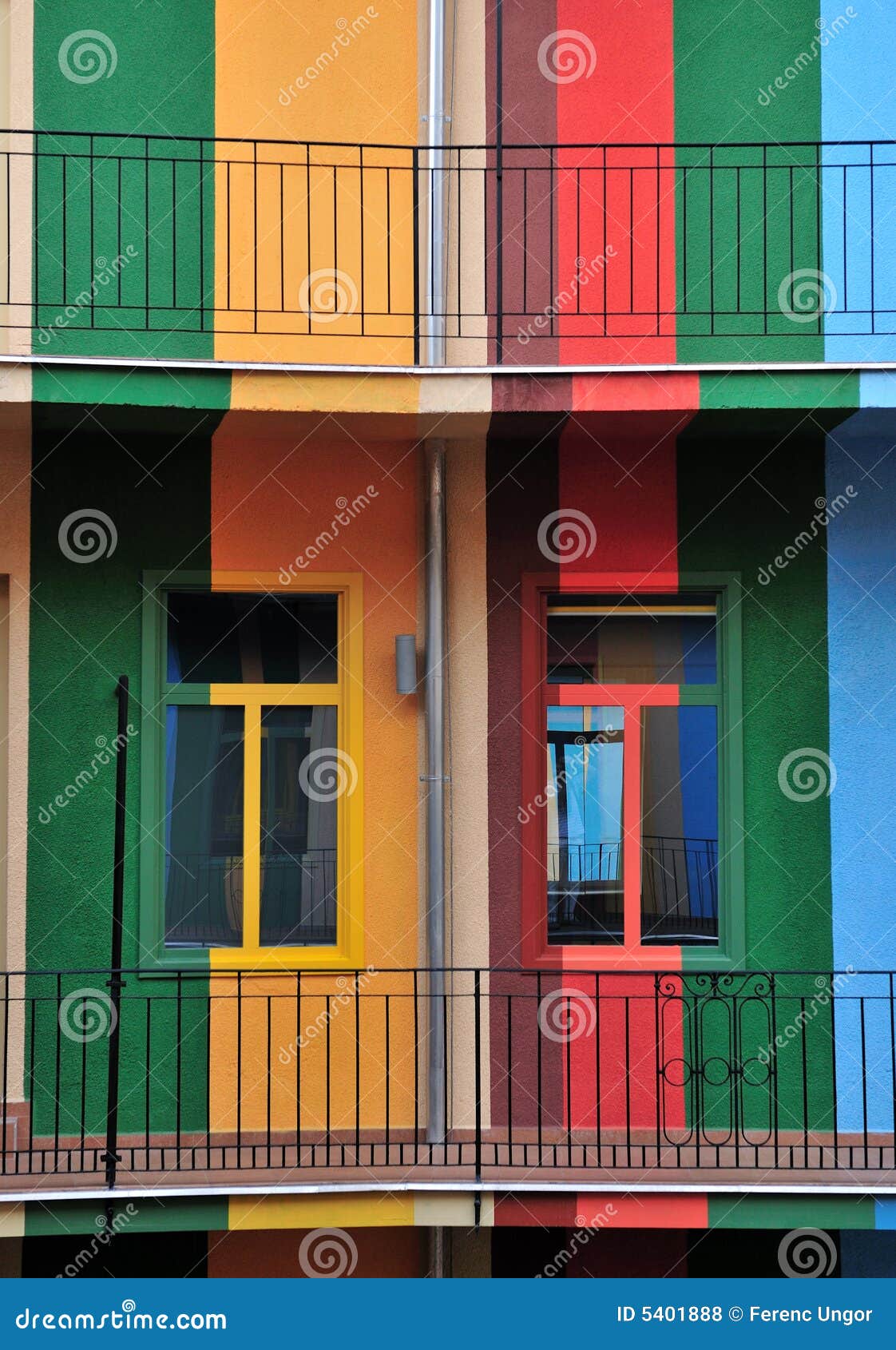 Colorful windows stock photo. Image of portal, yellow - 5401888