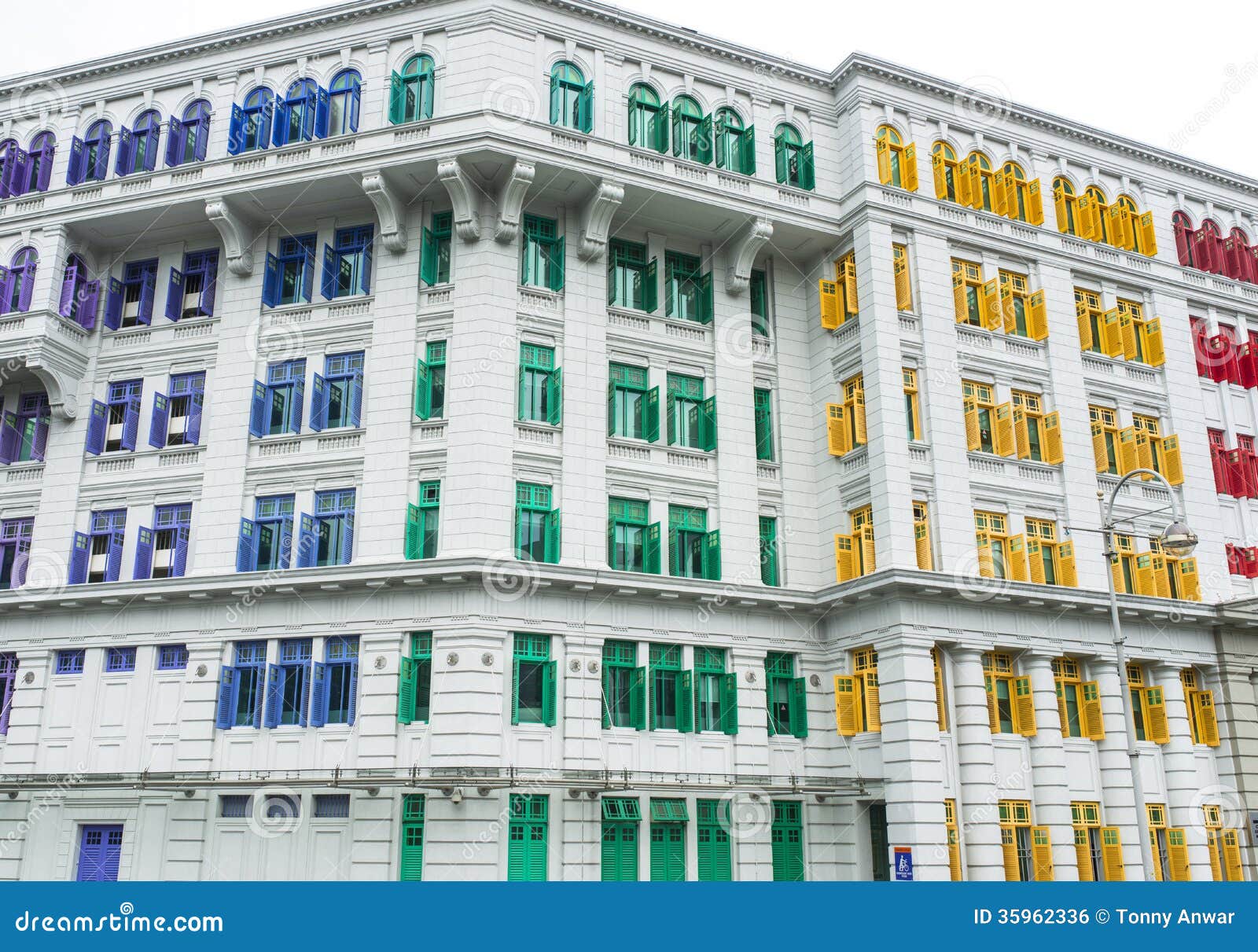 Colorful Windows stock photo. Image of shutters, yellow - 35962336