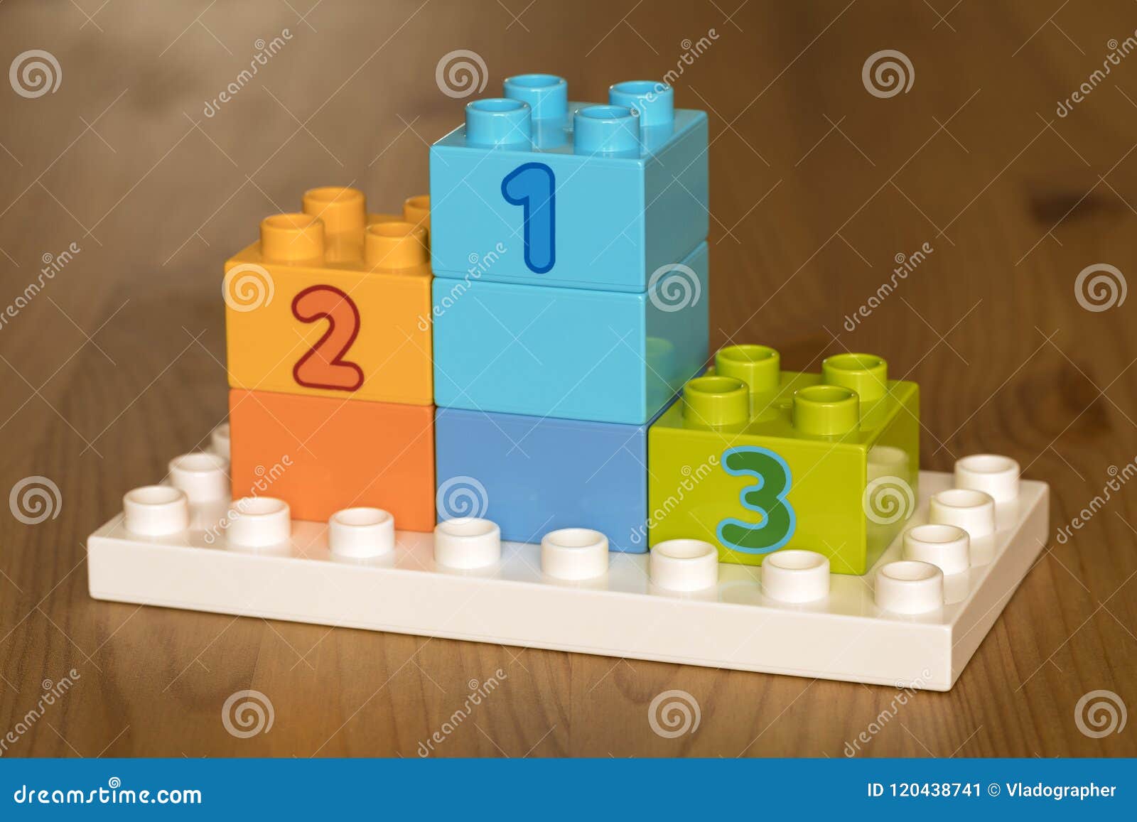 Colorful Winners Podium Background Stock Photo | CartoonDealer.com ...