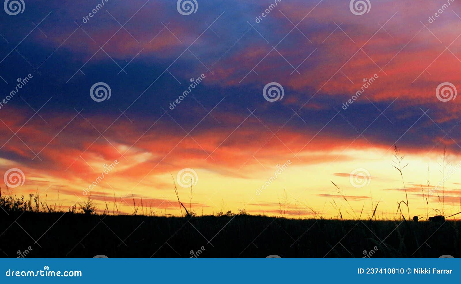 Colorful Winter sky sunset stock photo. Image of cumulus - 237410810