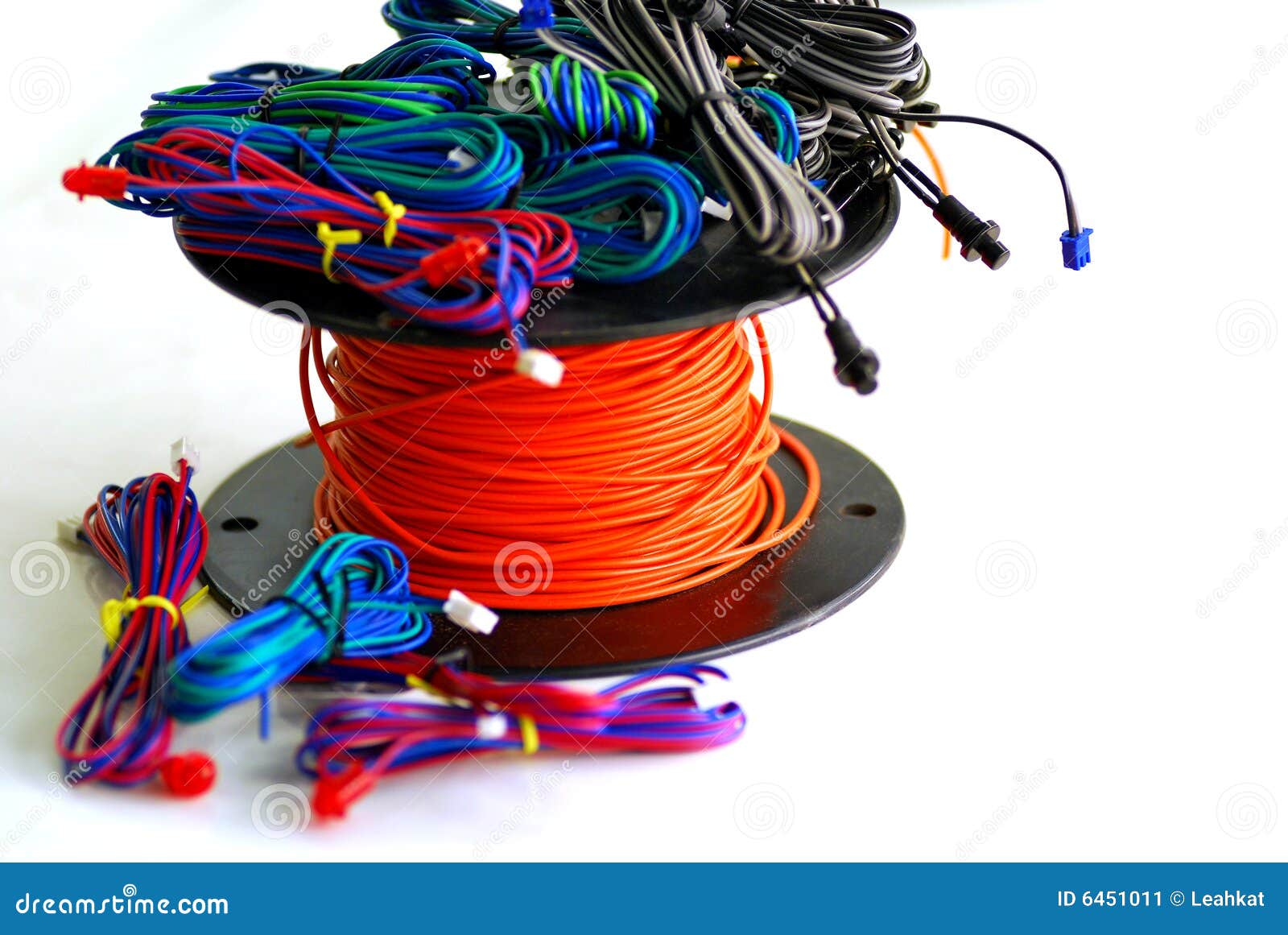 Colorful Wire stock image. Image of close, electronic - 6451011