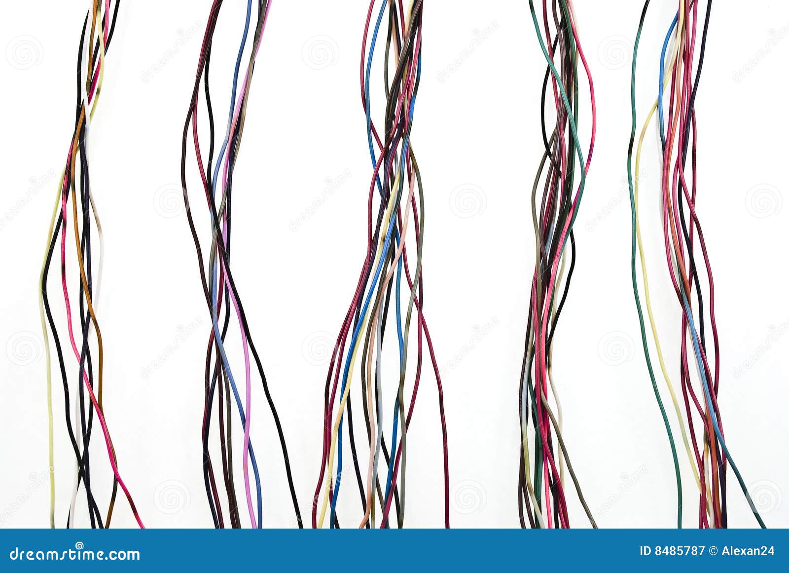 Colorful wire stock image. Image of tension, current, strip - 8485787