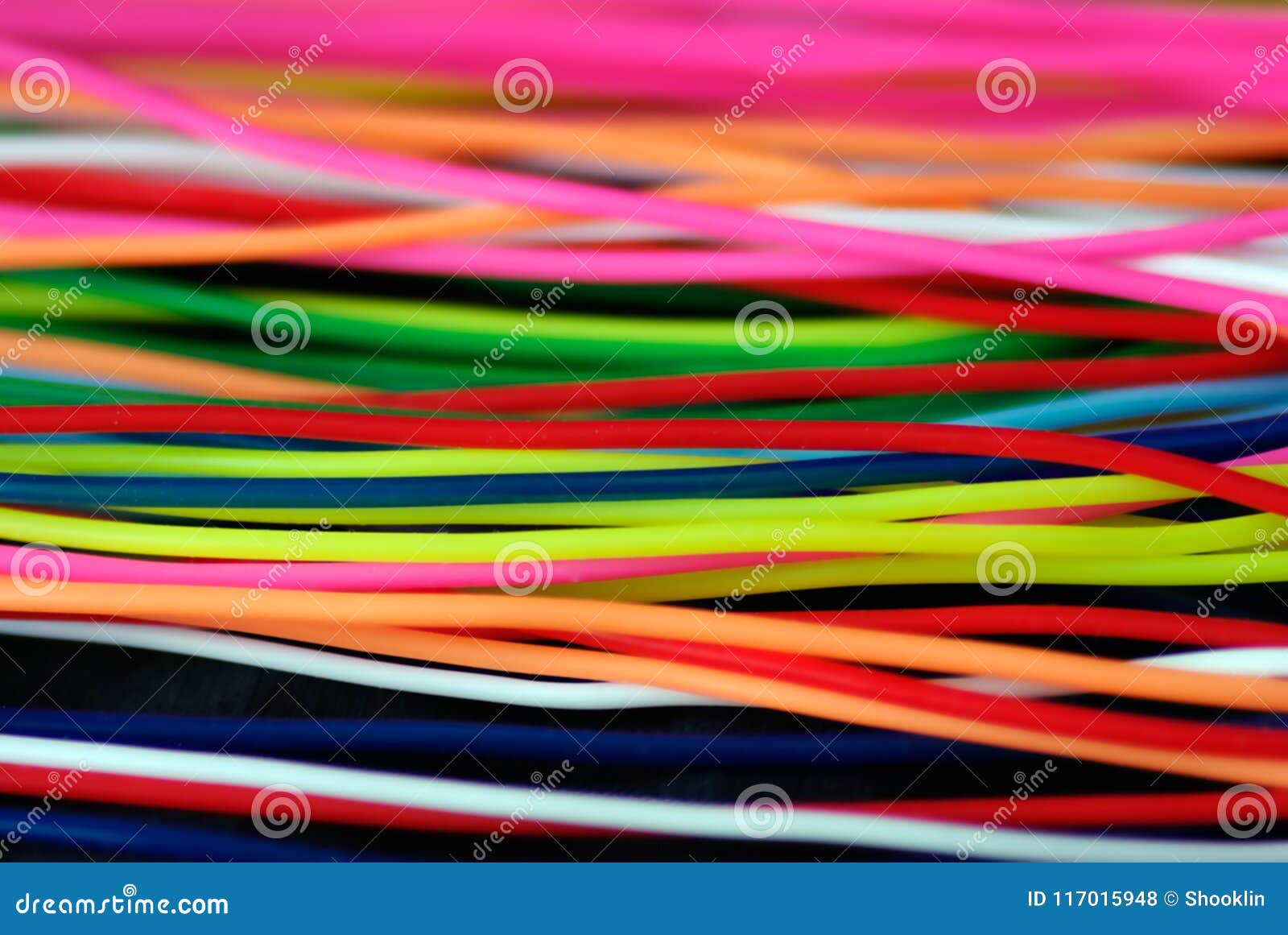 Colorful wires stock photo. Image of colorful, green - 117015948