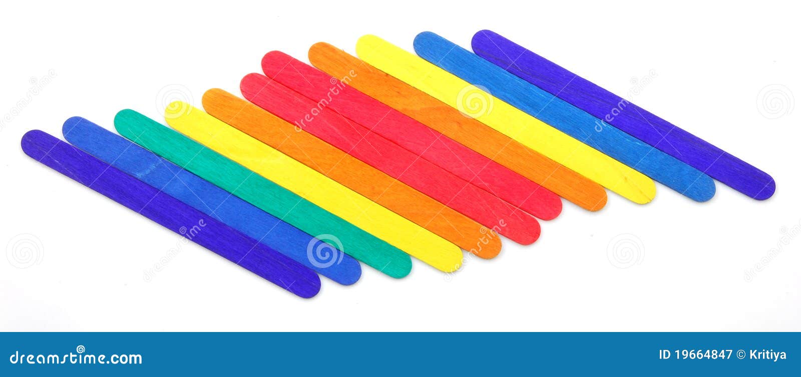 Colorful Wood Ice-cream Stick Stock Image - Image of mixer, isolated ...