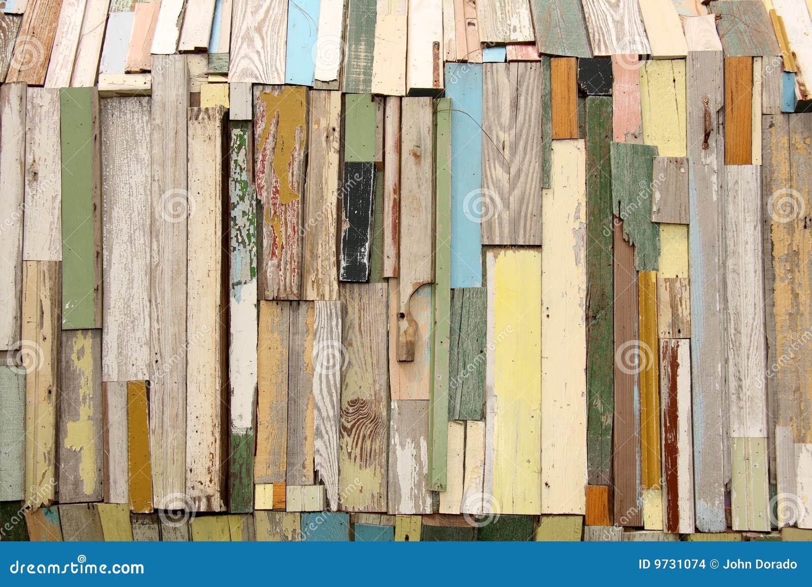 Colorful Wooden Boards stock photo. Image of lines, shack - 9731074