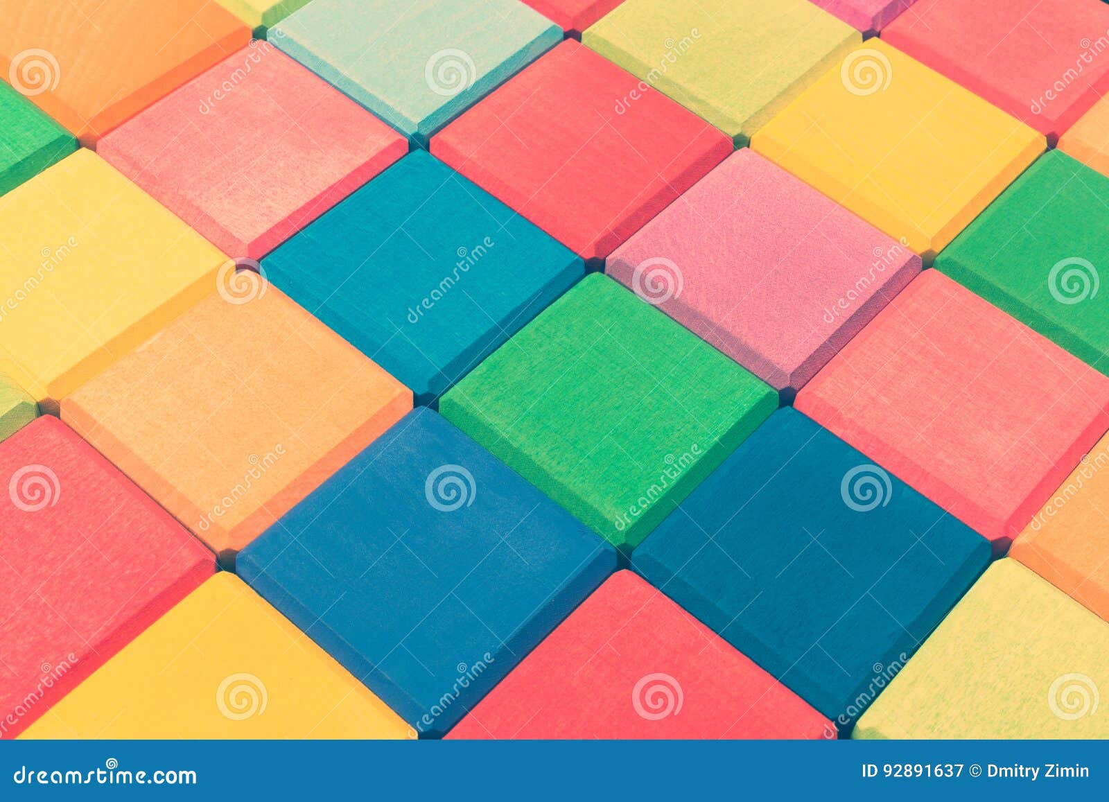 Colorful Wooden Cubes Texture Stock Image - Image of bricks, color ...