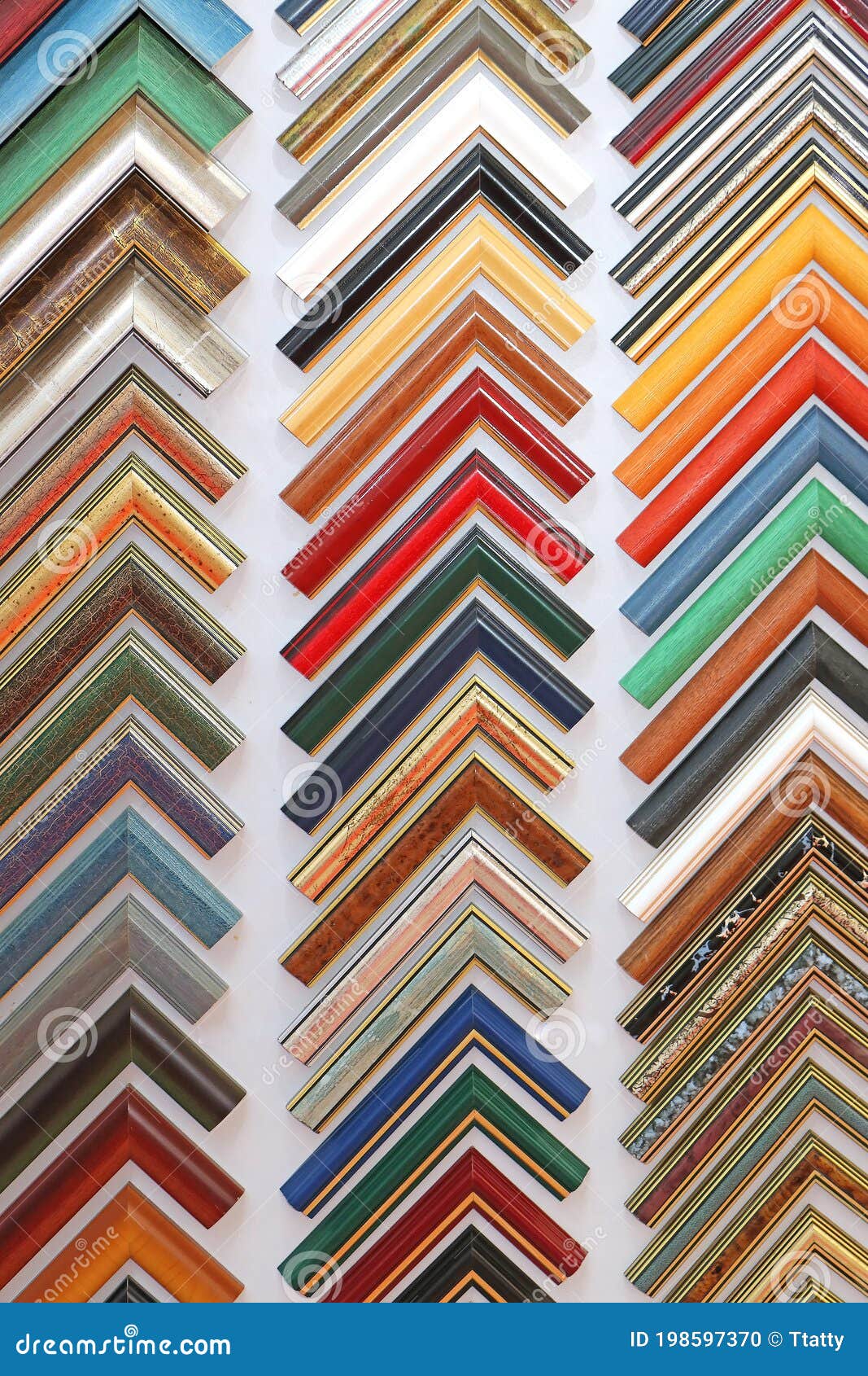 Colorful Wooden Frame Corners Stock Photo - Image of wood, craft: 198597370