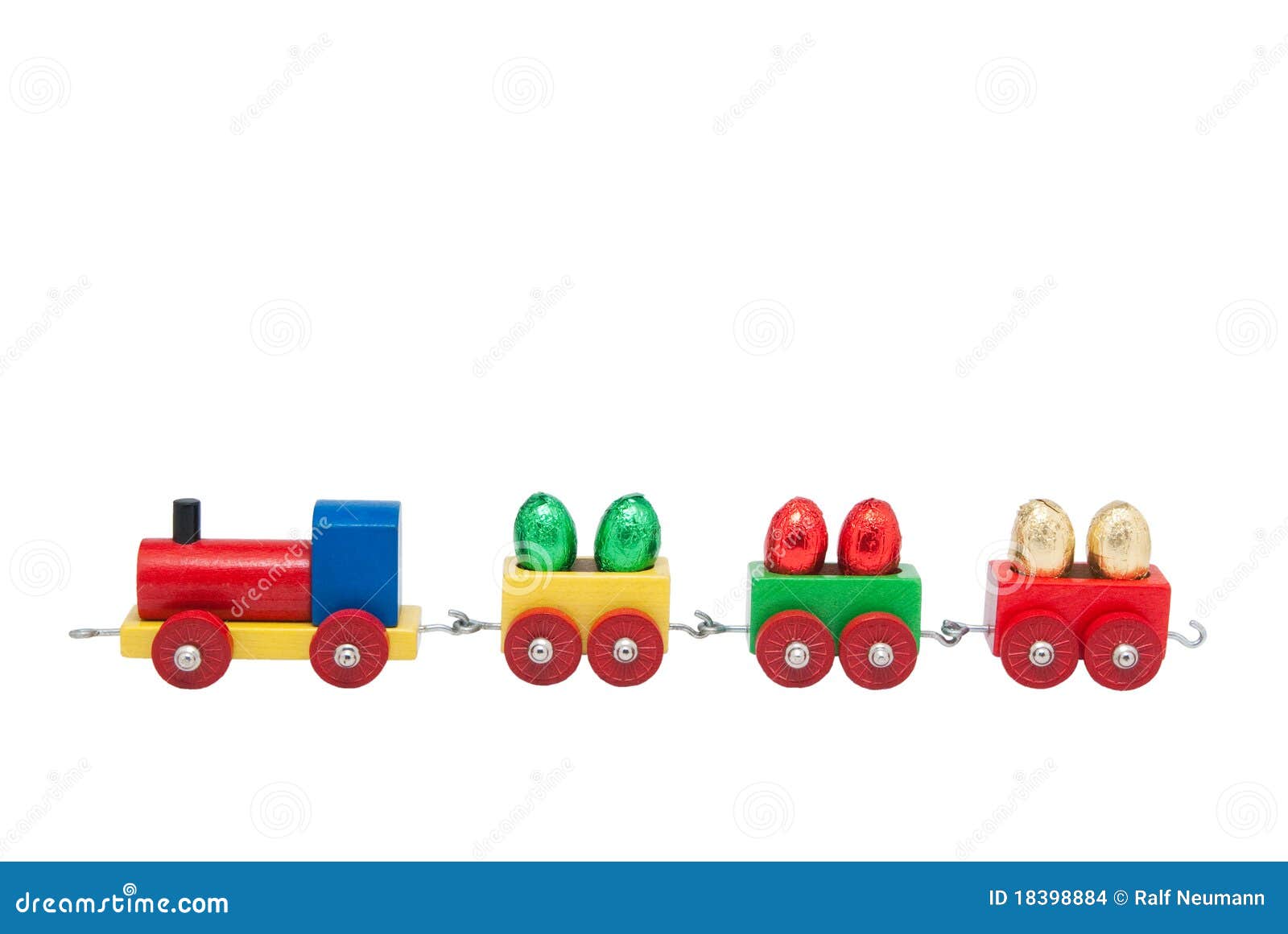 Colorful Wooden Model Railway Stock Photo - Image of wrapped, engine ...