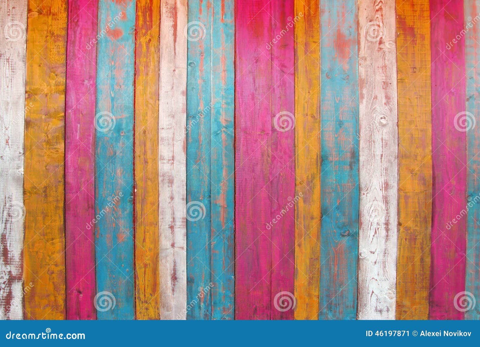 Colorful Wooden Plank Panel Stock Image - Image of panel, stained: 46197871