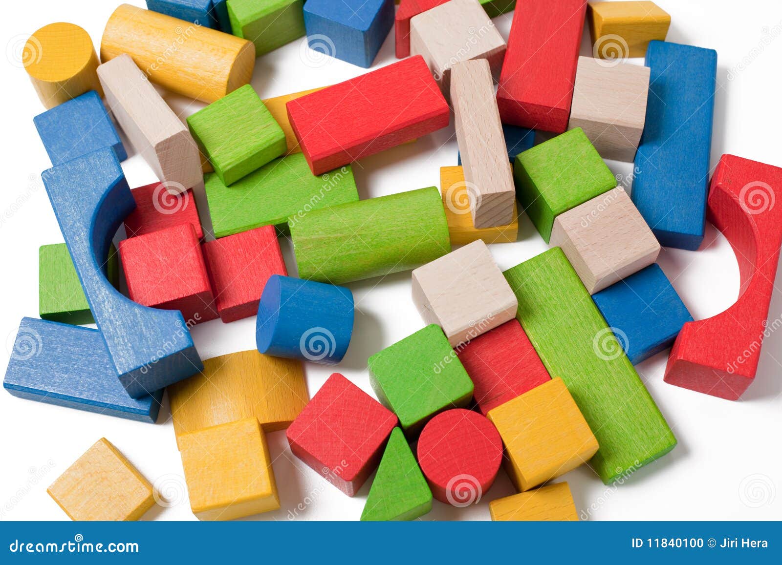 Colorful wooden toy blocks stock photo. Image of colorful - 11840100