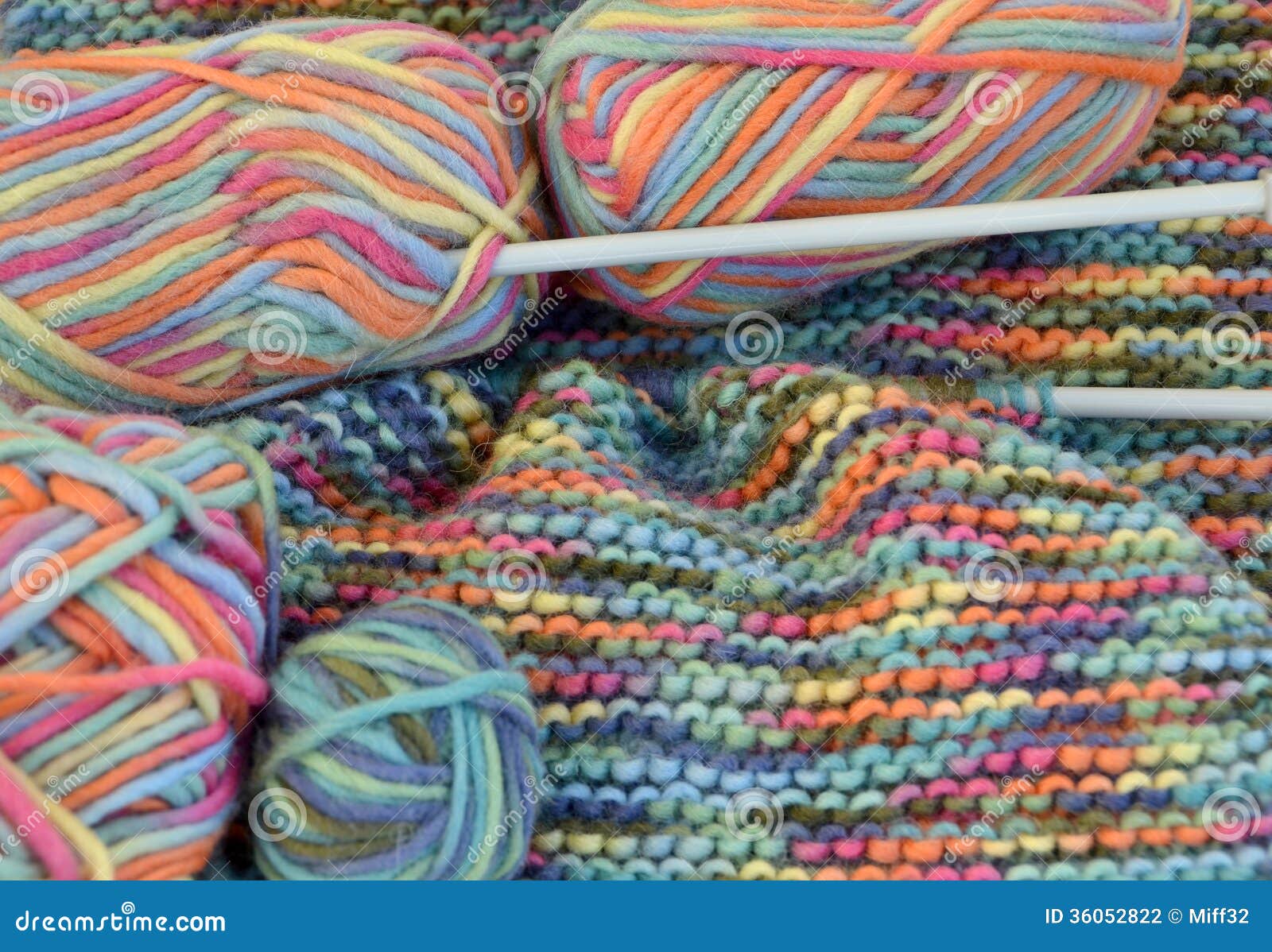 Colorful wool stock photo. Image of abstract, pink, knit - 36052822