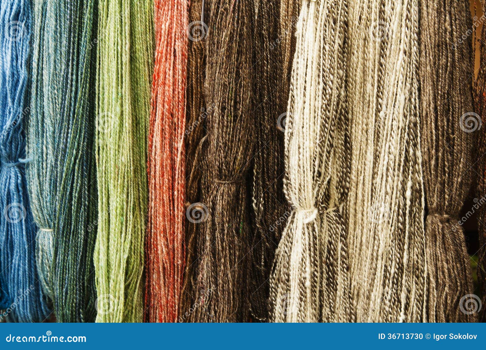 Colorful Wool Thread Background Stock Photo - Image of abstract, design ...
