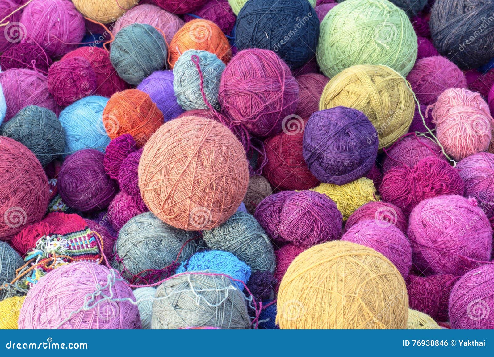 Colorful Wool Yarn Silk Balls for Weaving Knitting Fabrics in Cusco ...