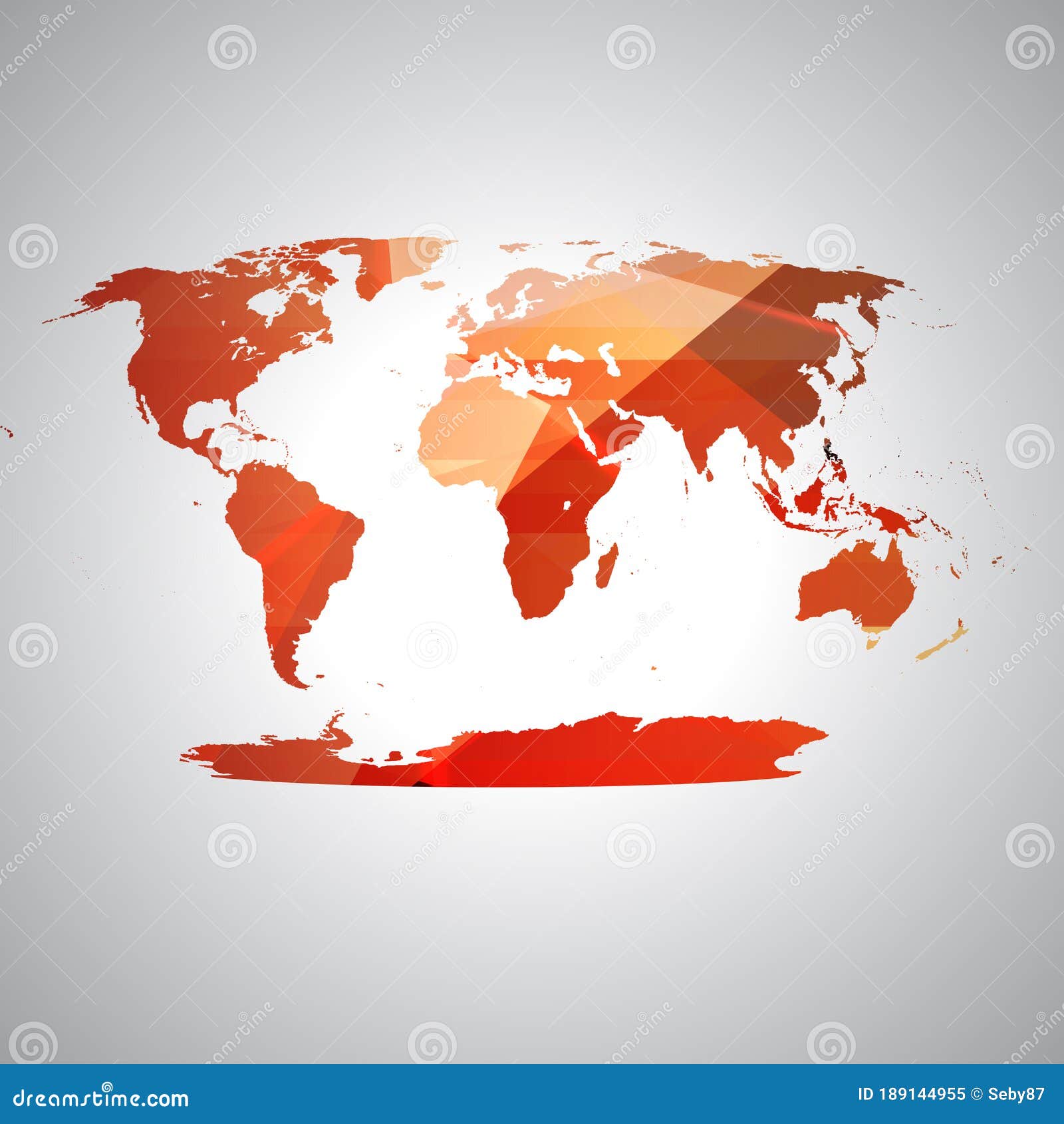 Colorful world map, vector stock vector. Illustration of business ...