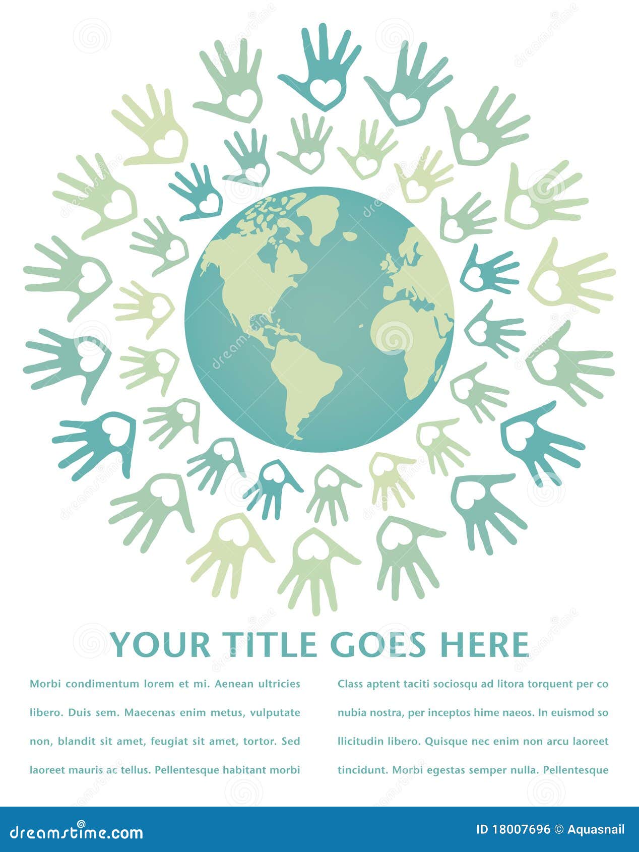 Colorful World Peace and Unity Design. Stock Vector - Illustration of ...