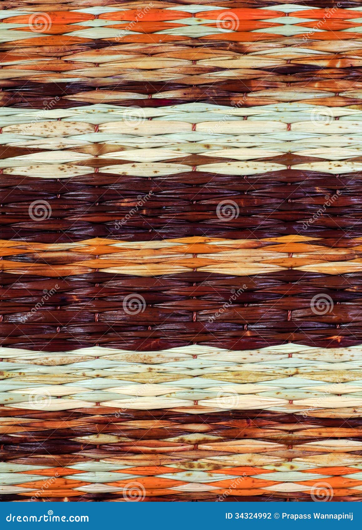 Colorful Woven Wicker Background Stock Photo - Image of closeup ...