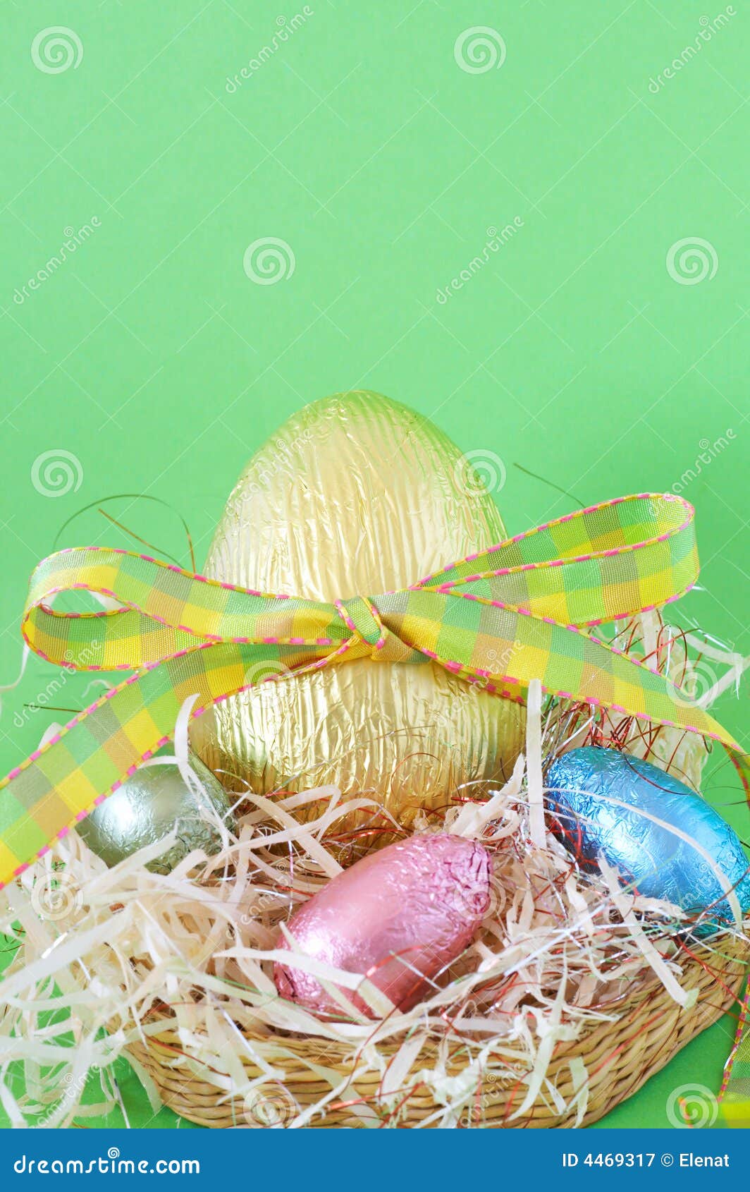 Colorful Wrapped Chocolate Easter Eggs Stock Image - Image of delight ...
