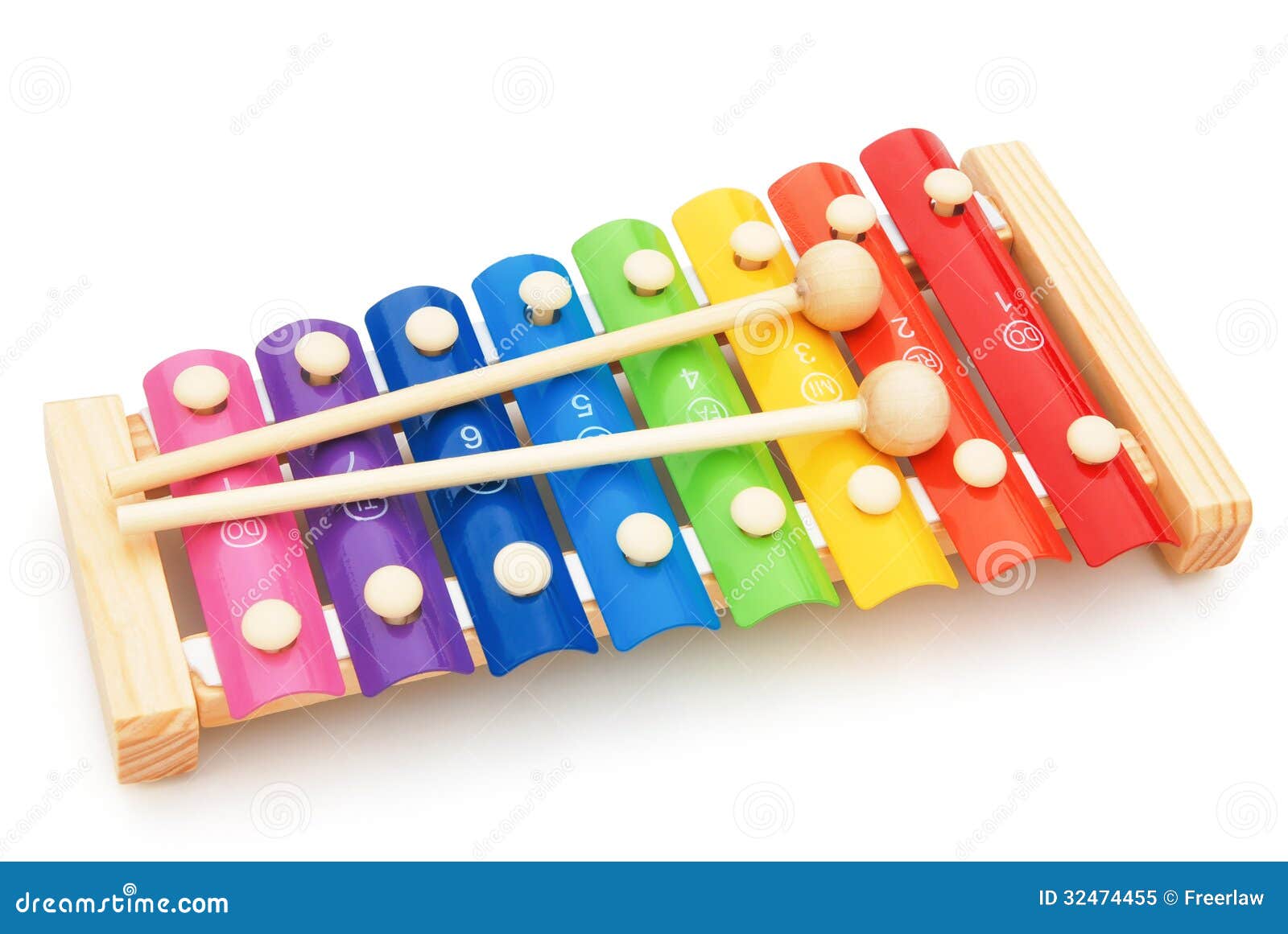 Colorful xylophone stock image. Image of orange, creativity - 32474455